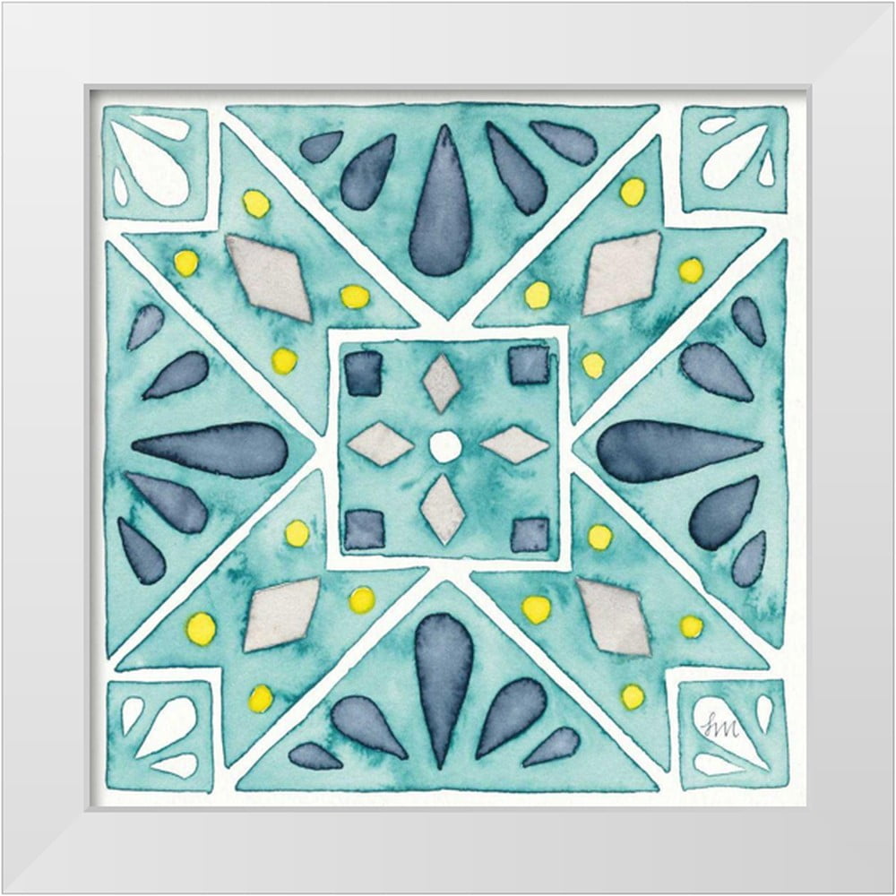 Marshall, Laura 12x12 White Modern Wood Framed Museum Art Print Titled ...