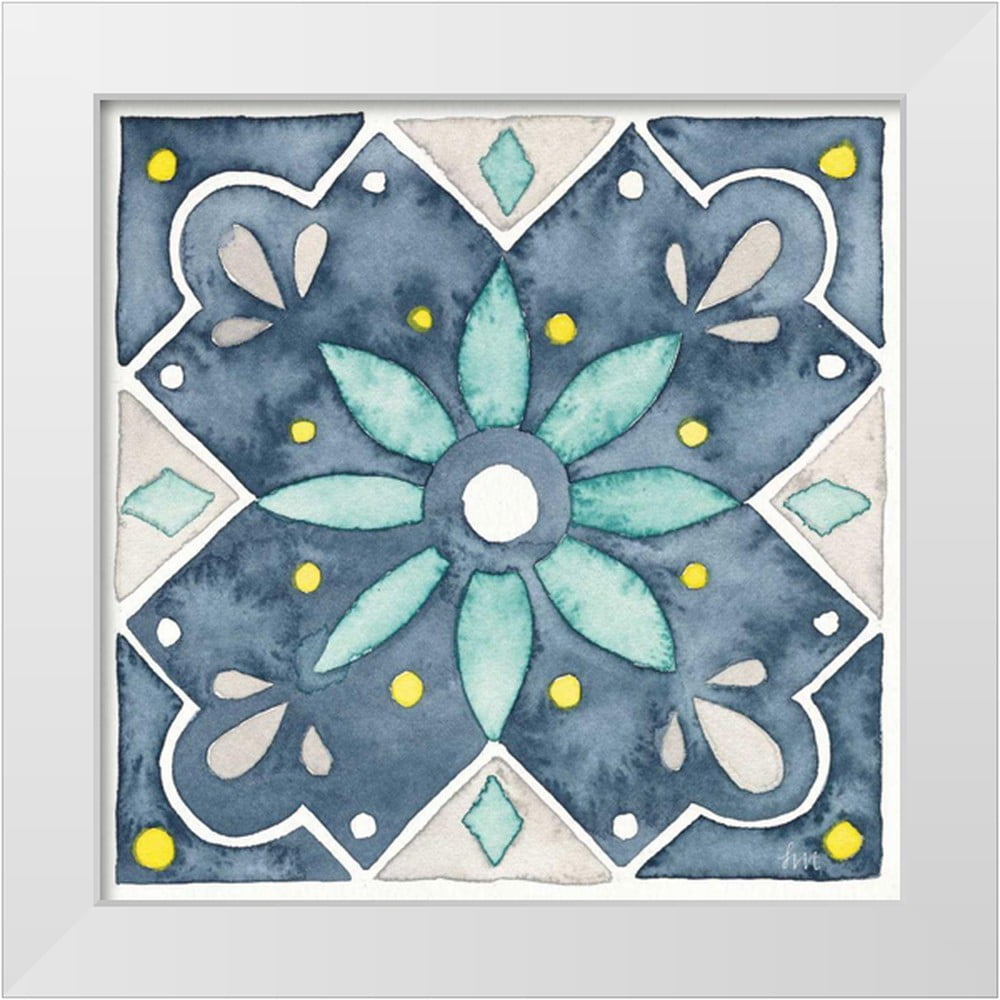 Marshall, Laura 12x12 White Modern Wood Framed Museum Art Print Titled ...