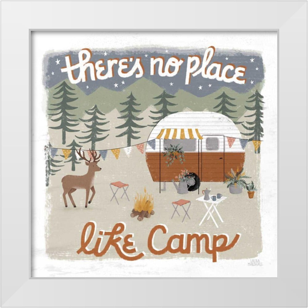 Marshall, Laura 12x12 White Modern Wood Framed Museum Art Print Titled ...