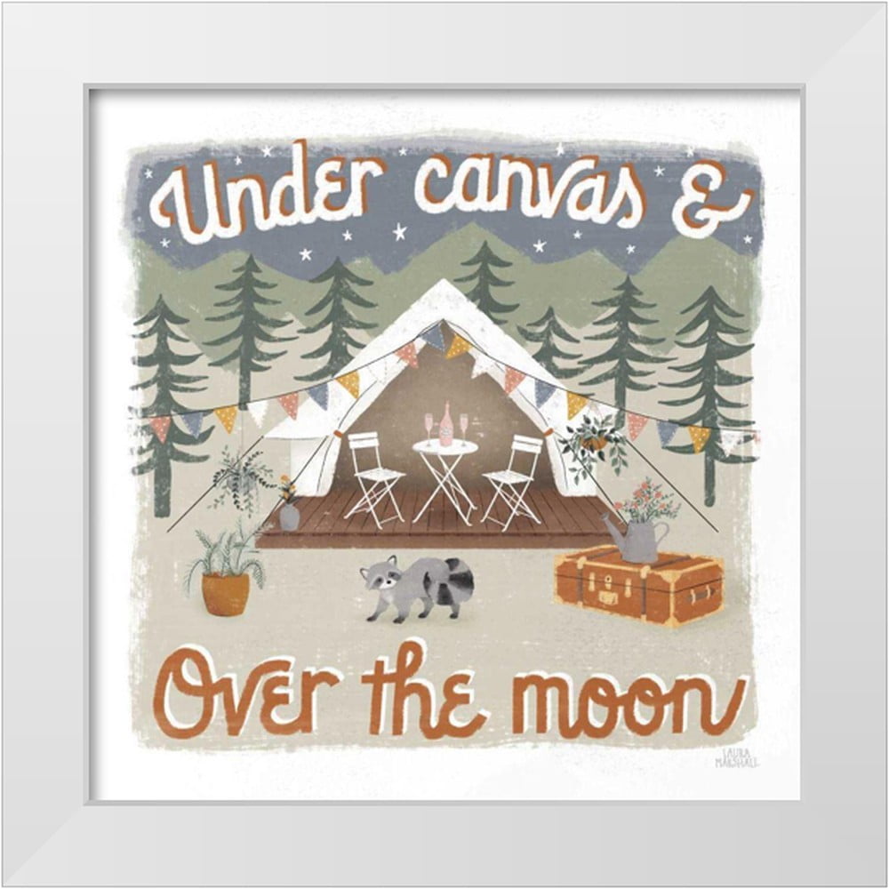 Marshall, Laura 12x12 White Modern Wood Framed Museum Art Print Titled ...