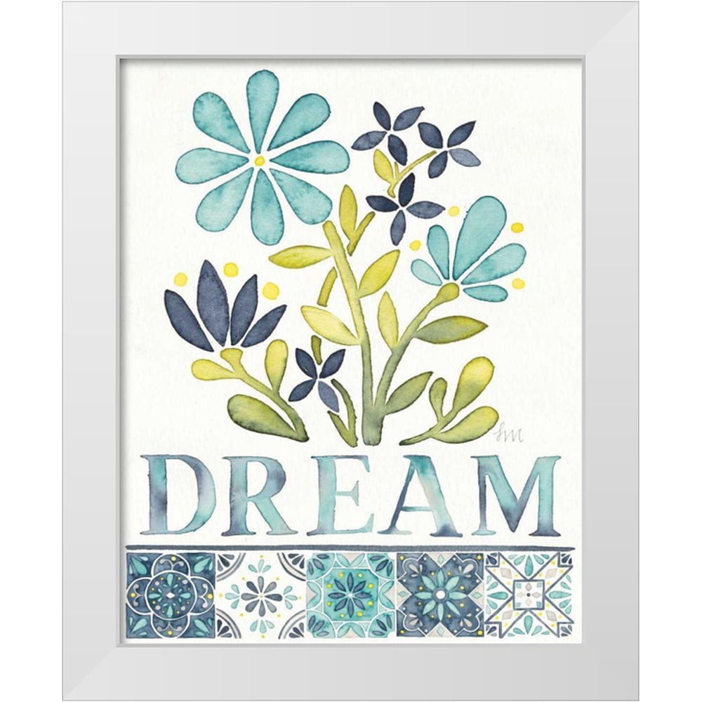 Marshall, Laura 12x14 White Modern Wood Framed Museum Art Print Titled - Garden Getaway ...