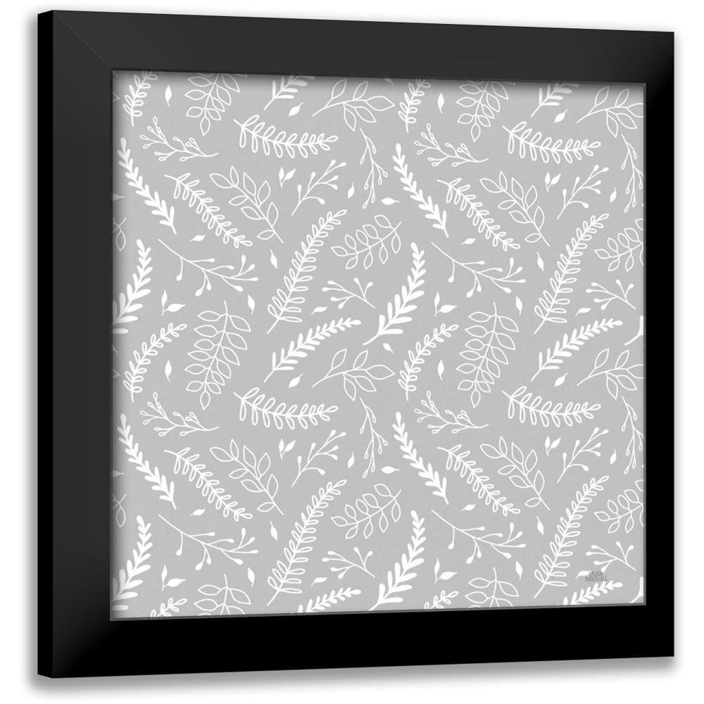 Marshall, Laura 15x15 Black Modern Framed Museum Art Print Titled - Spring Blooms Pattern XIID ...