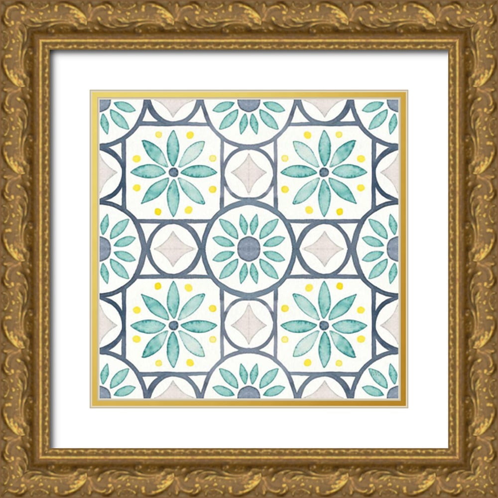 Marshall, Laura 15x15 Gold Ornate Wood Framed with Double Matting ...