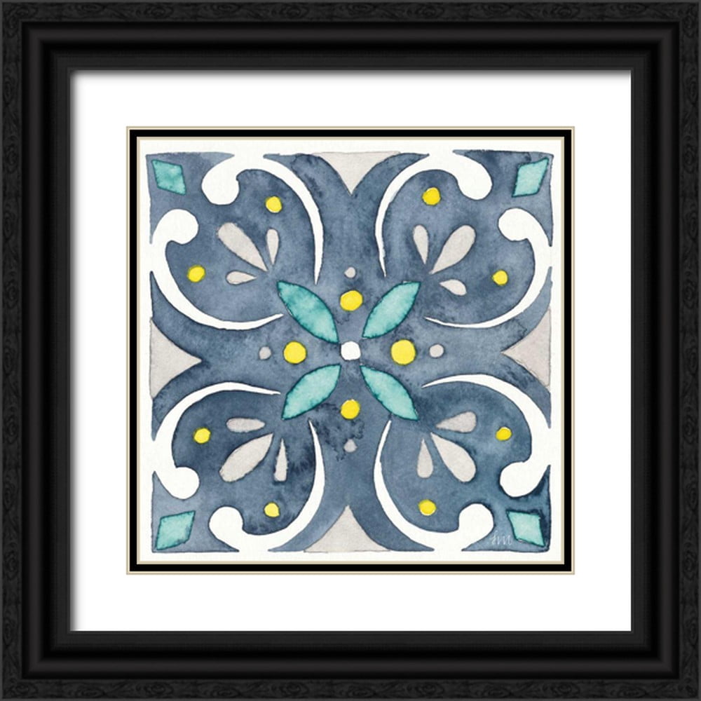 Marshall, Laura 20x20 Black Ornate Wood Framed with Double Matting ...