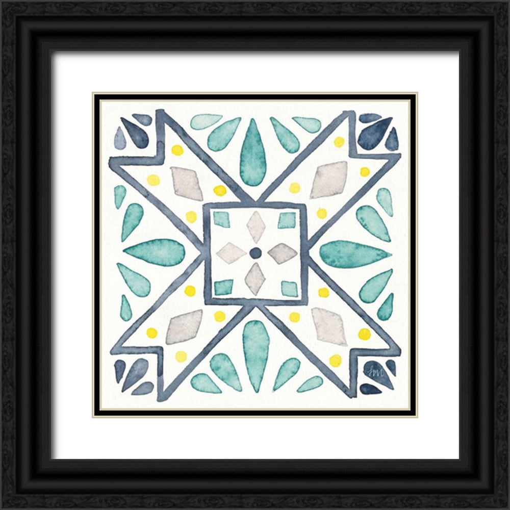 Marshall, Laura 20x20 Black Ornate Wood Framed with Double Matting ...