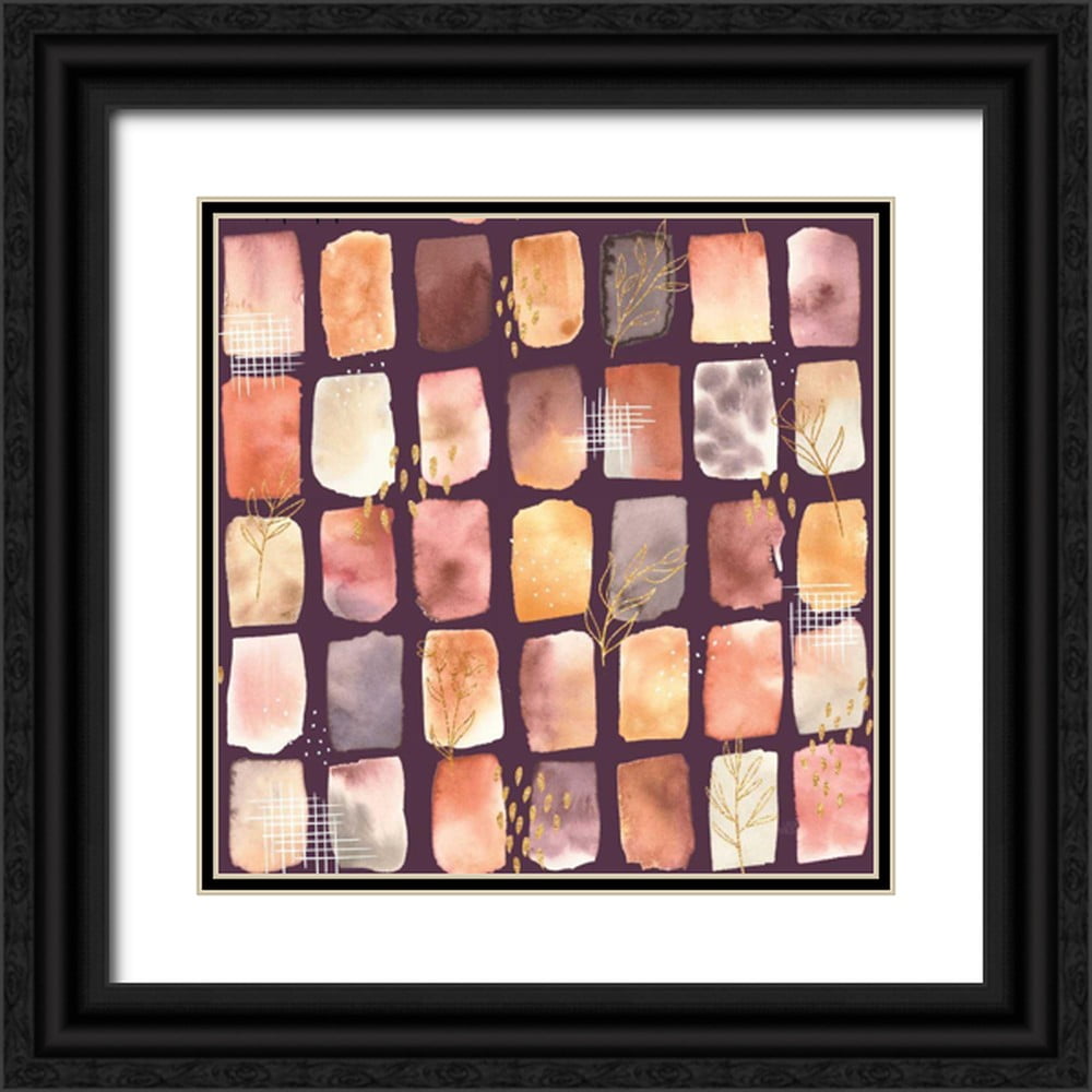Marshall, Laura 26x26 Black Ornate Wood Framed with Double Matting ...