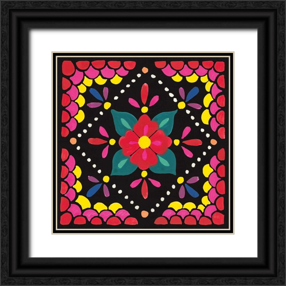 Marshall, Laura 26x26 Black Ornate Wood Framed with Double Matting ...