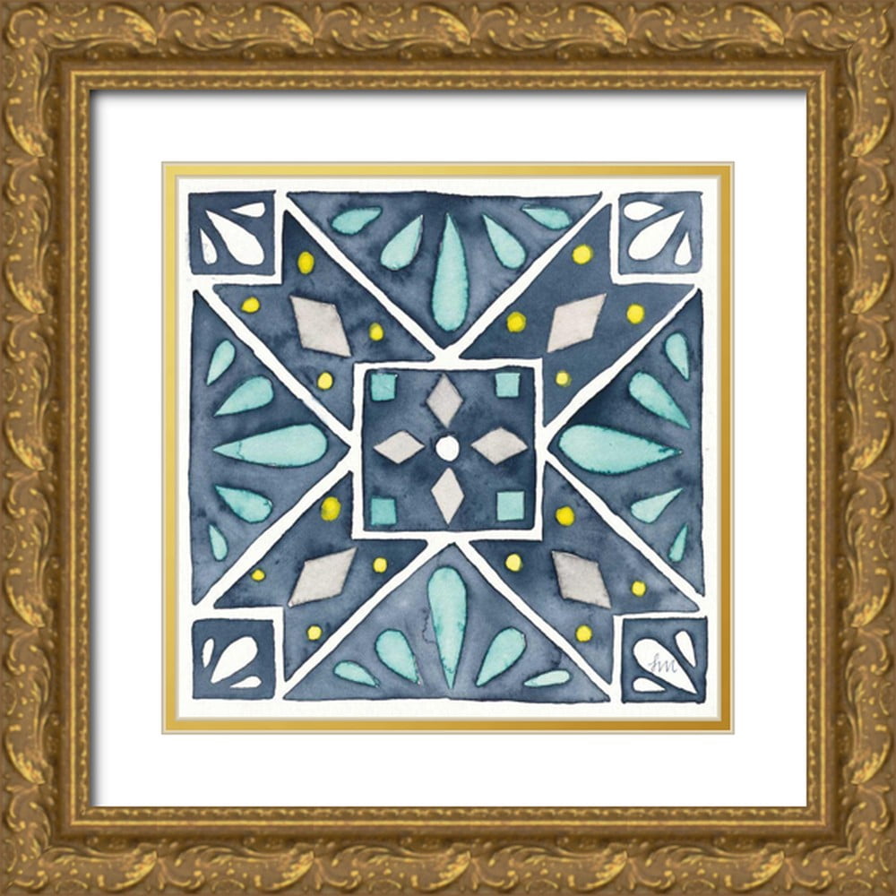 Marshall, Laura 26x26 Gold Ornate Wood Framed with Double Matting ...
