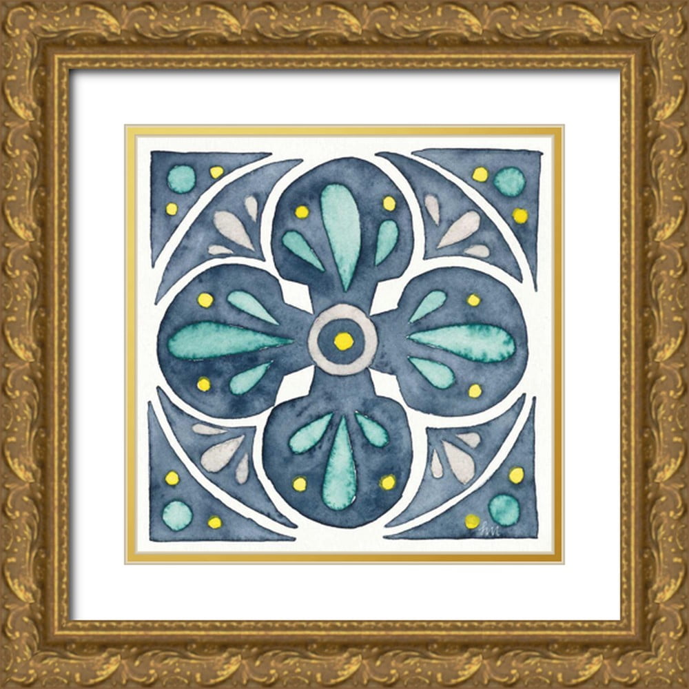 Marshall, Laura 26x26 Gold Ornate Wood Framed with Double Matting ...