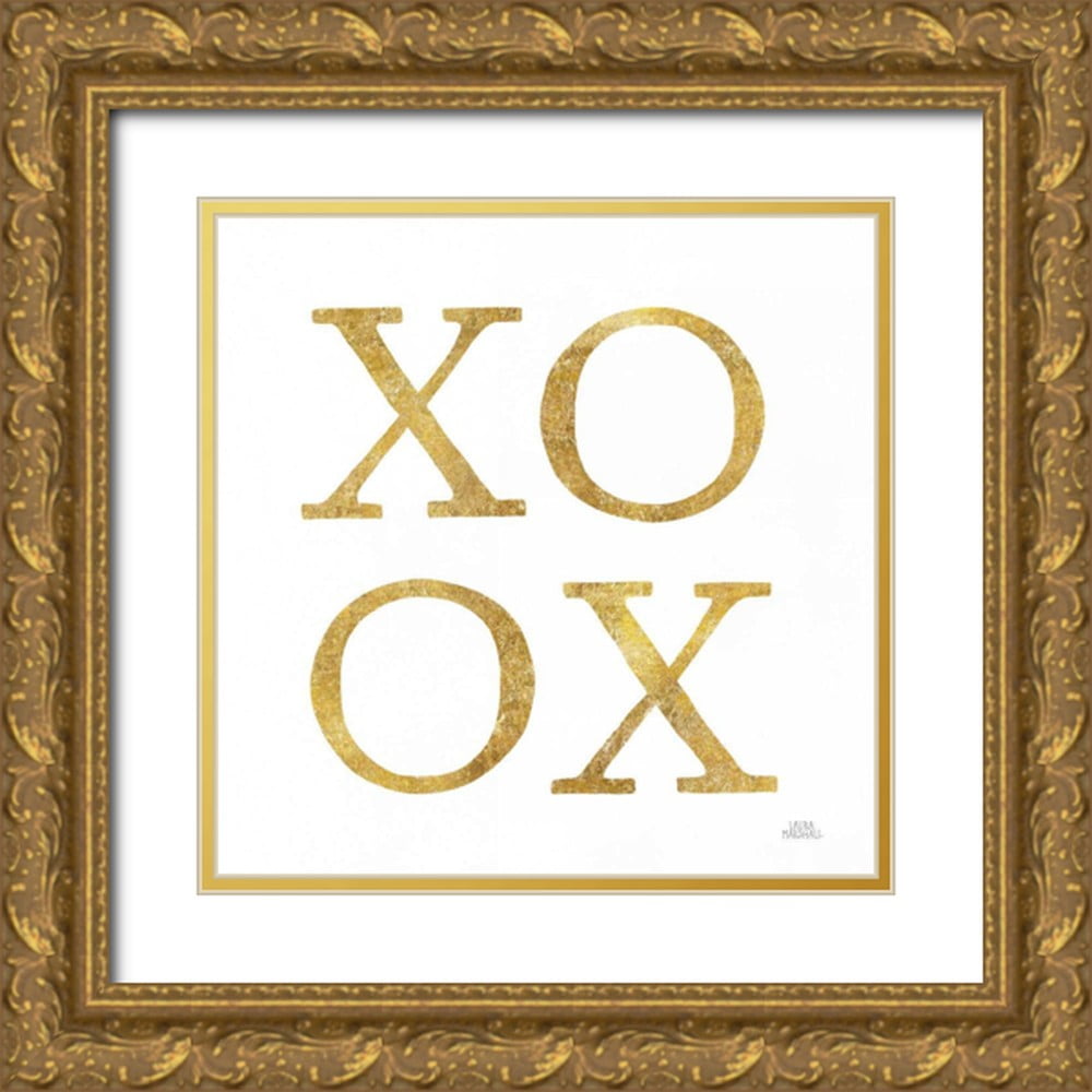 Marshall, Laura 26x26 Gold Ornate Wood Framed with Double Matting ...