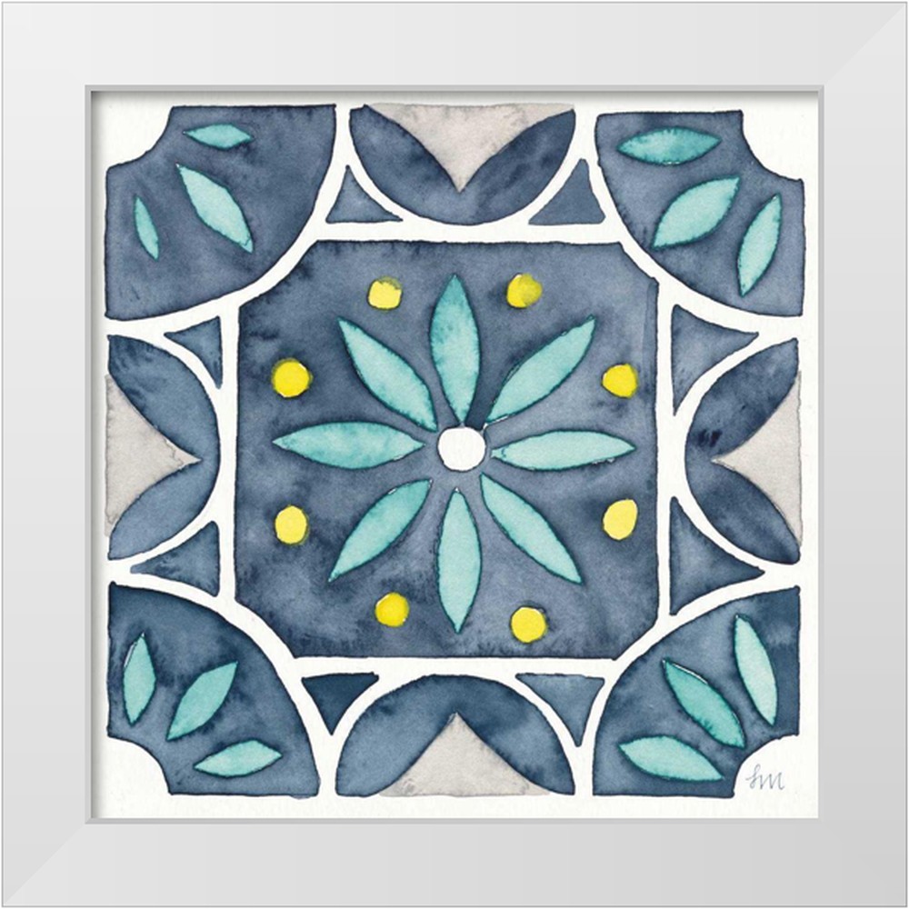Marshall, Laura 26x26 White Modern Wood Framed Museum Art Print Titled ...