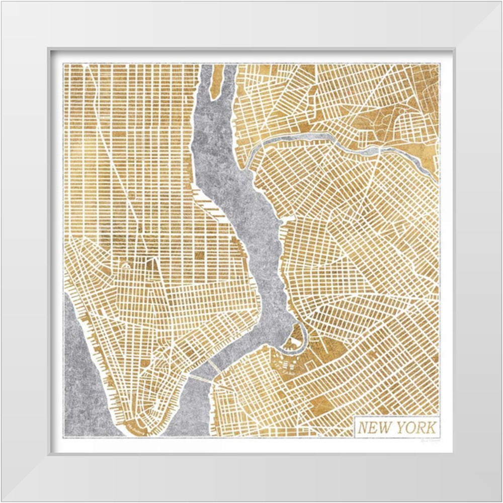 Marshall, Laura 26x26 White Modern Wood Framed Museum Art Print Titled ...