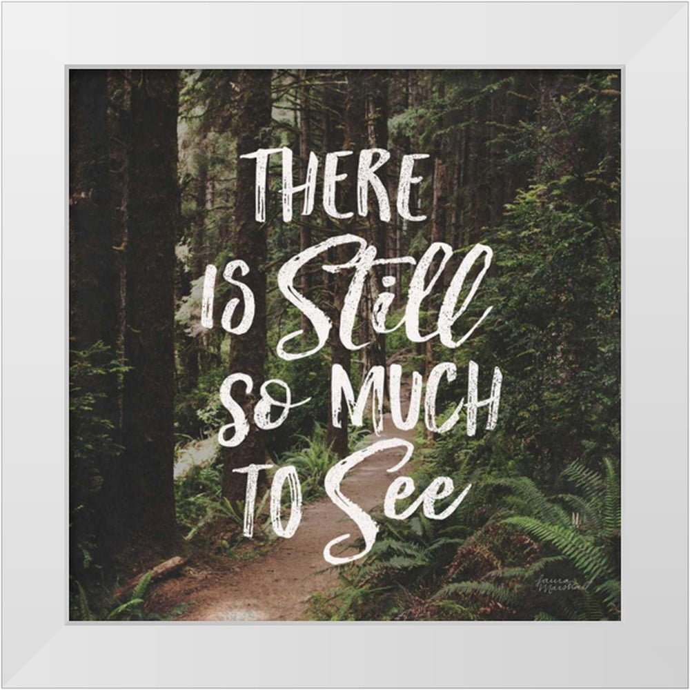 Marshall, Laura 26x26 White Modern Wood Framed Museum Art Print Titled ...