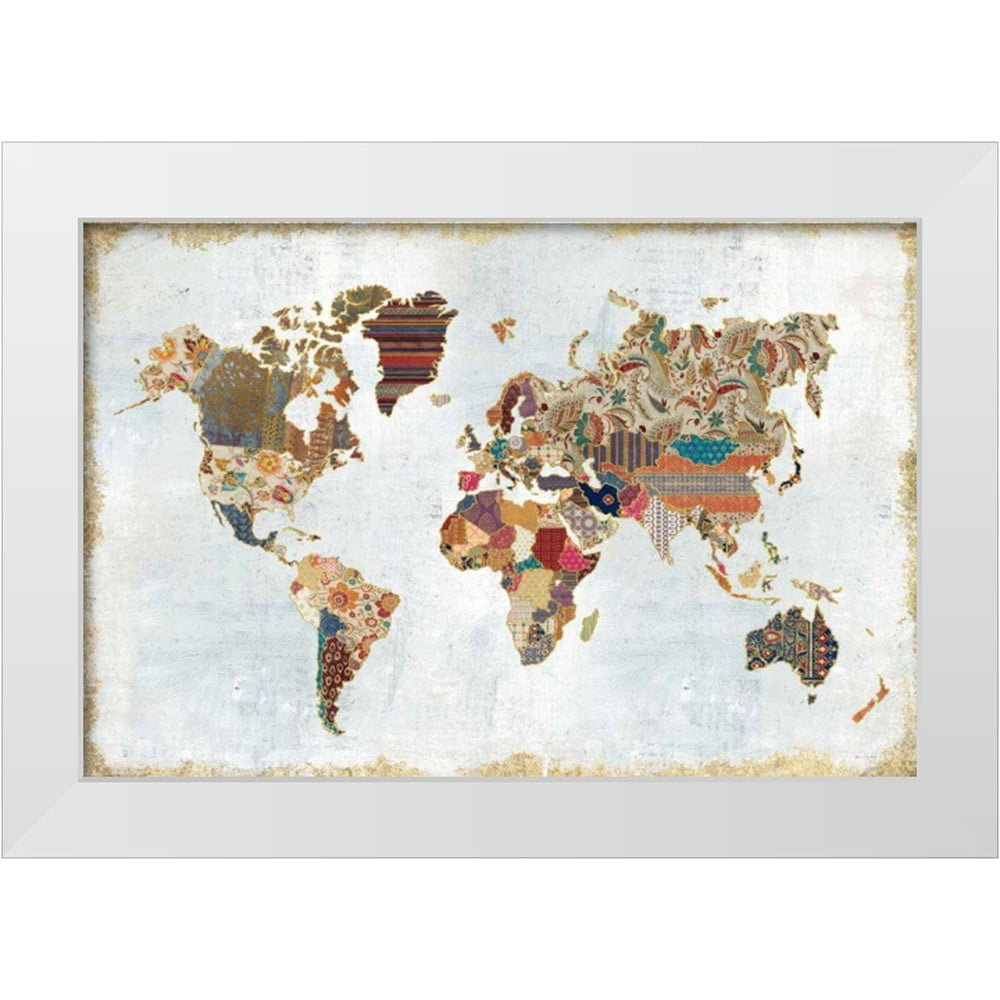 Marshall, Laura 32x23 White Modern Wood Framed Museum Art Print Titled ...