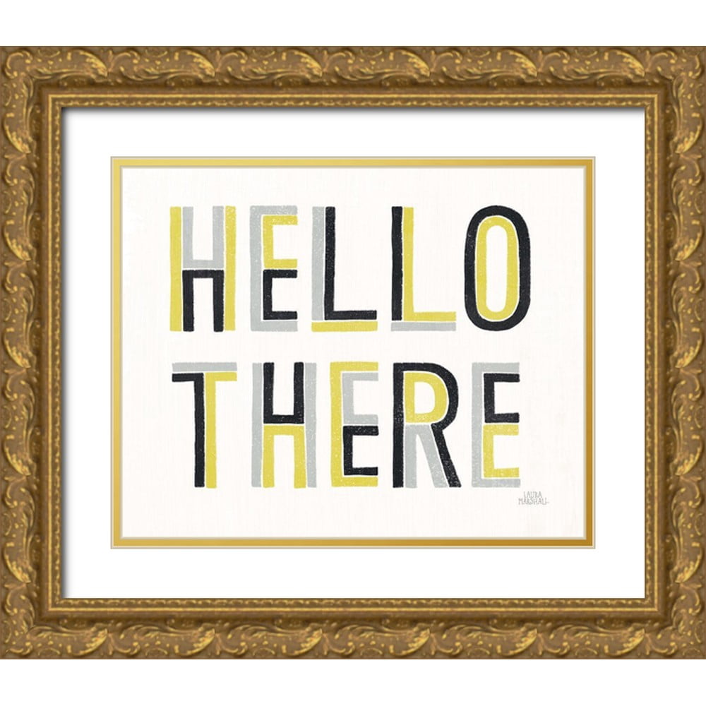 Marshall, Laura 32x26 Gold Ornate Wood Framed with Double Matting ...