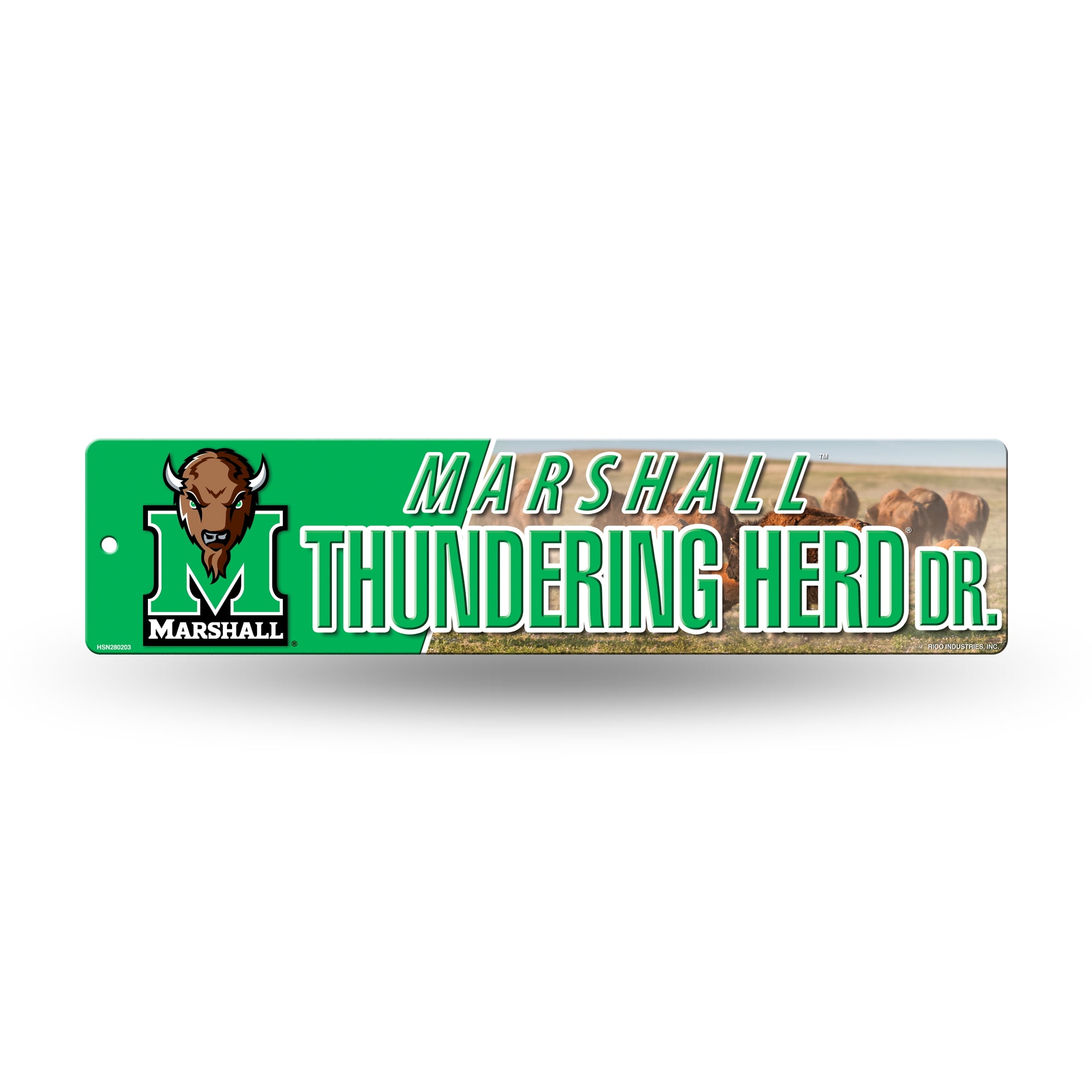 Marshall NCAA Thundering Herd Street Sign (16") Hang anywhere you ...