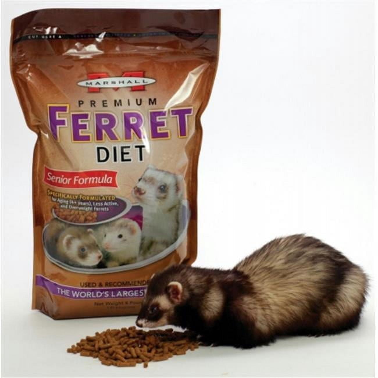 Marshall Pet Prod-food - Senior Ferret Food Diet 4 Pound - FD-259 ...