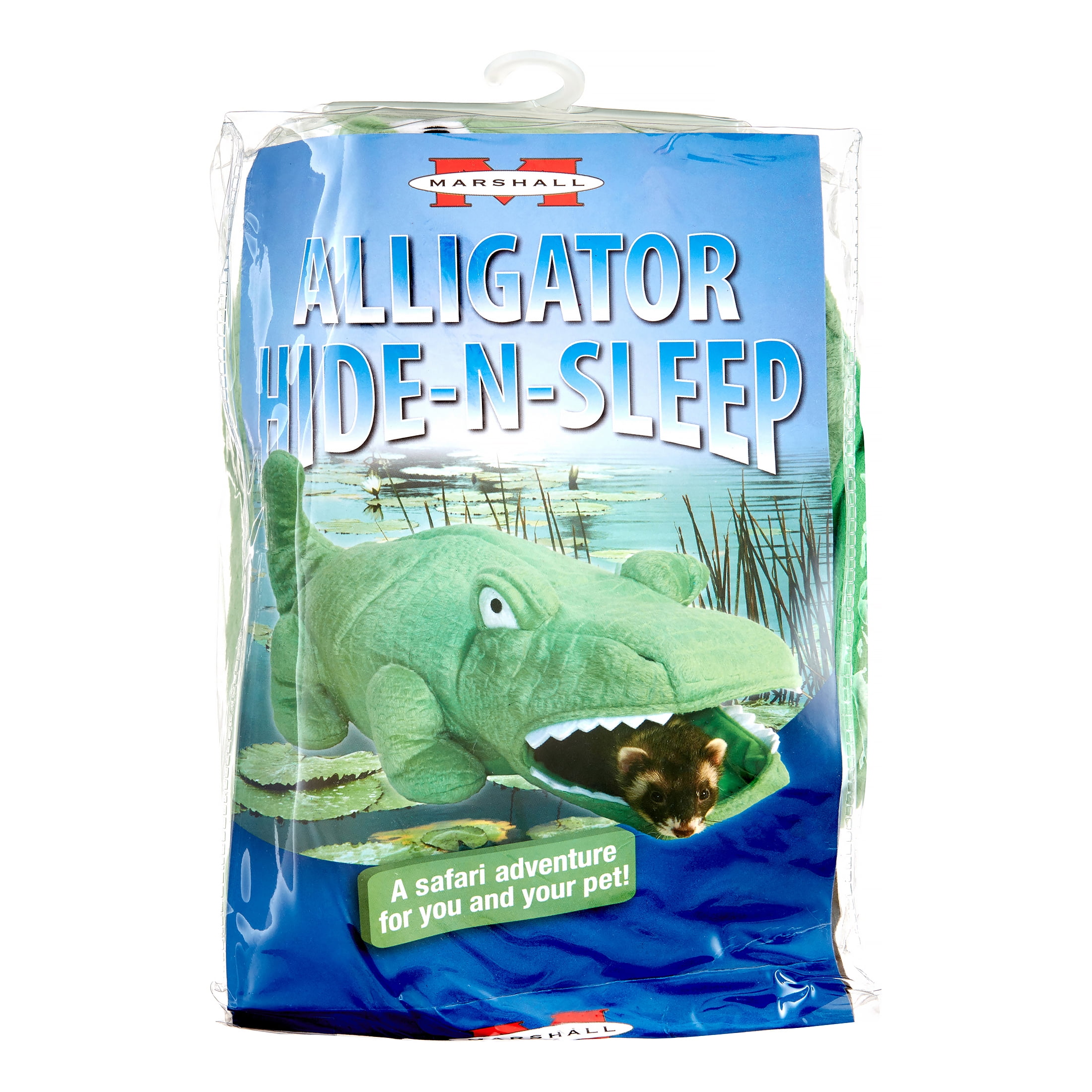 Marshall Pet Products Hide- N-Sleep Alligator Hideaway Ferret Toy ...