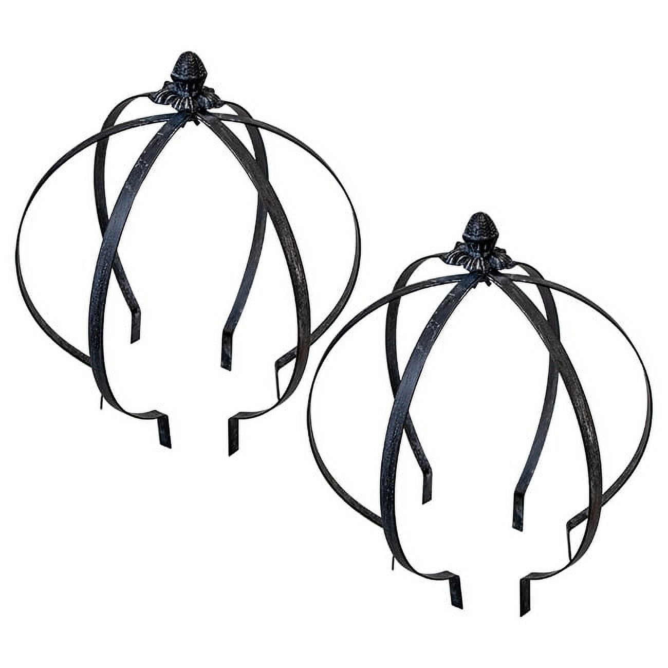 Marshall Sphere Pot Trellises, Gray, 20"H, Pack of 2 - Walmart.com