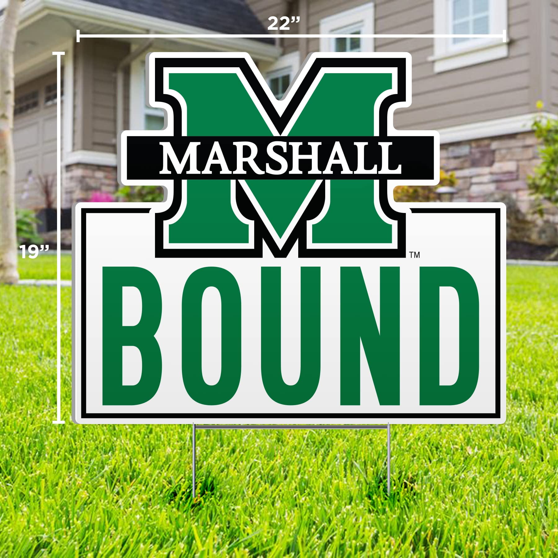 Marshall University Bound Lawn Sign (Officially Licensed) - Walmart.com