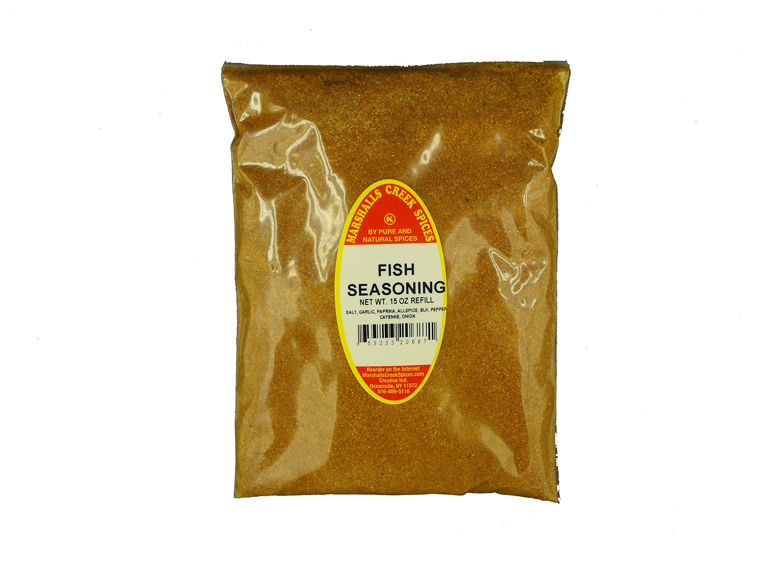 Marshalls Creek Kosher Spices (12 Pack) Fish Seasoning Refill, 15 Oz ...