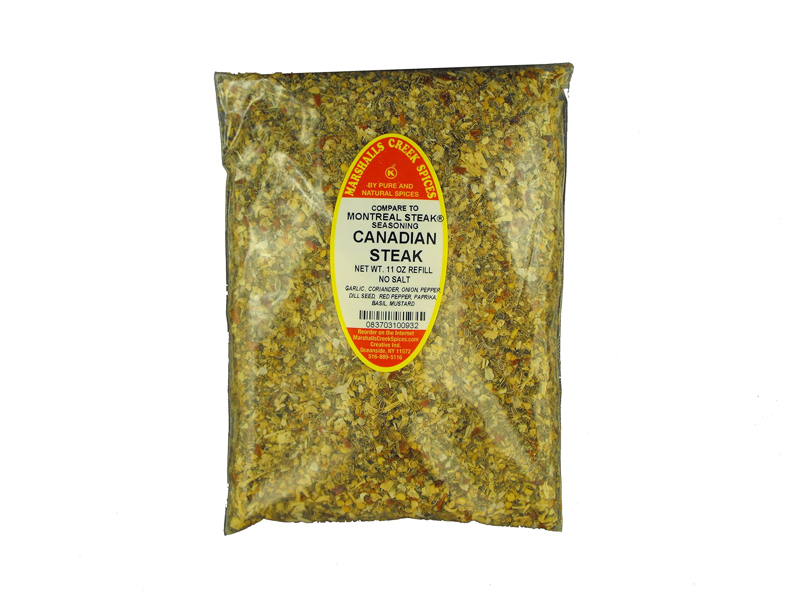 Marshalls Creek Kosher Spices MMF7 (12 pack) CANADIAN STEAK SEASONING ...