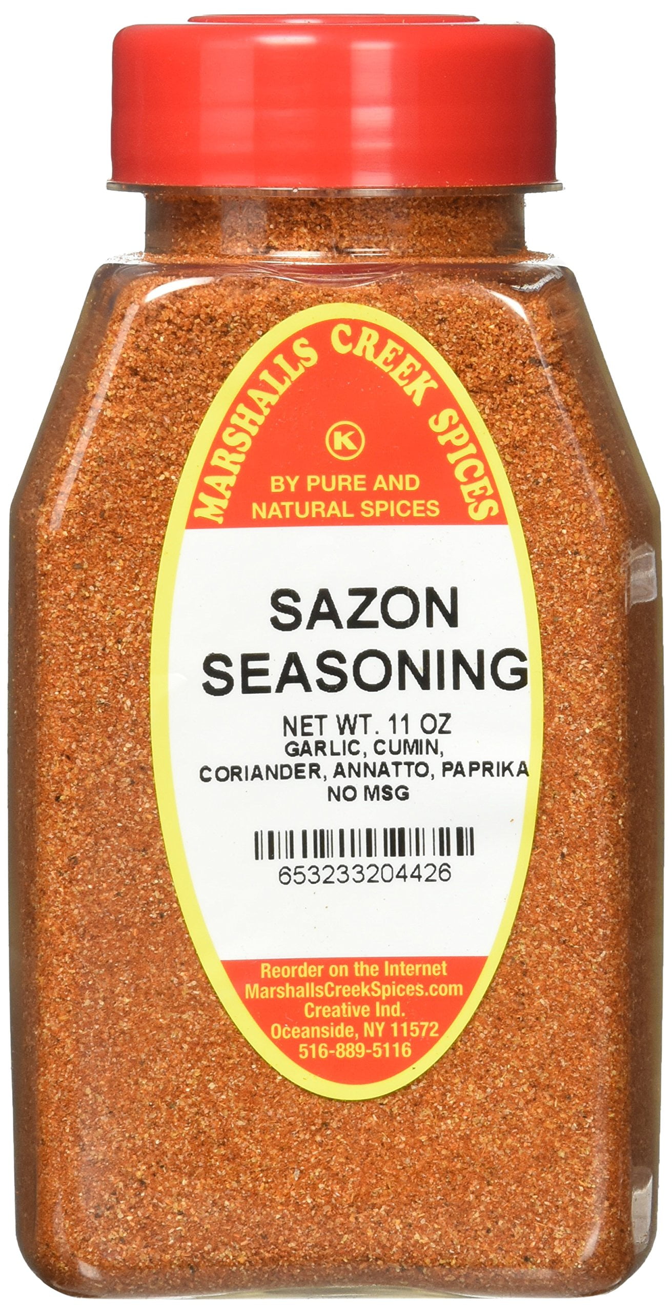 Marshalls Creek Kosher Spices STF9 SAZON SEASONING NO SALT, 11 OZ, WITH ...