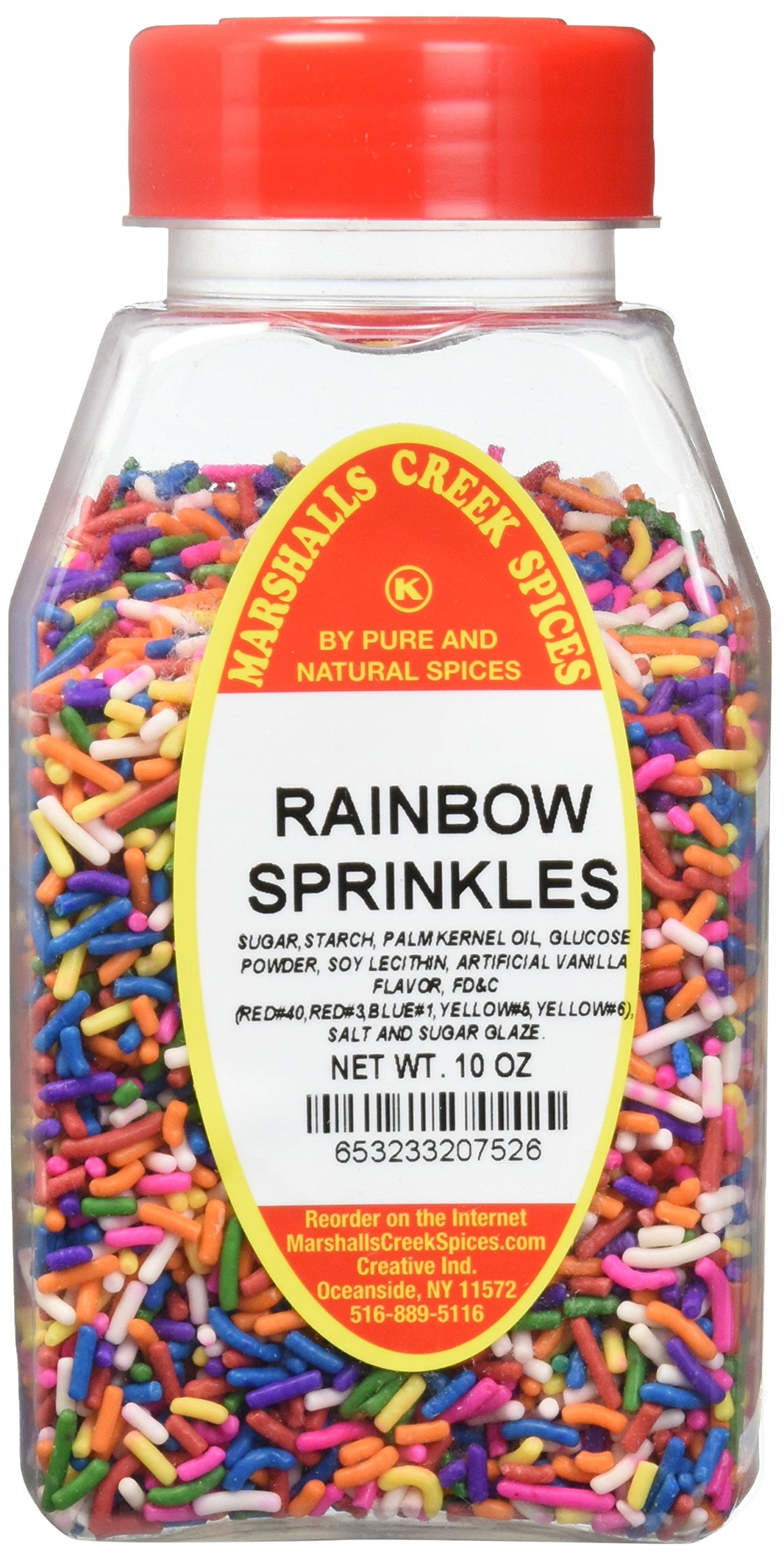 Marshalls Creek Kosher Spices Sprinkles Rainbow 10 Oz - Walmart.com