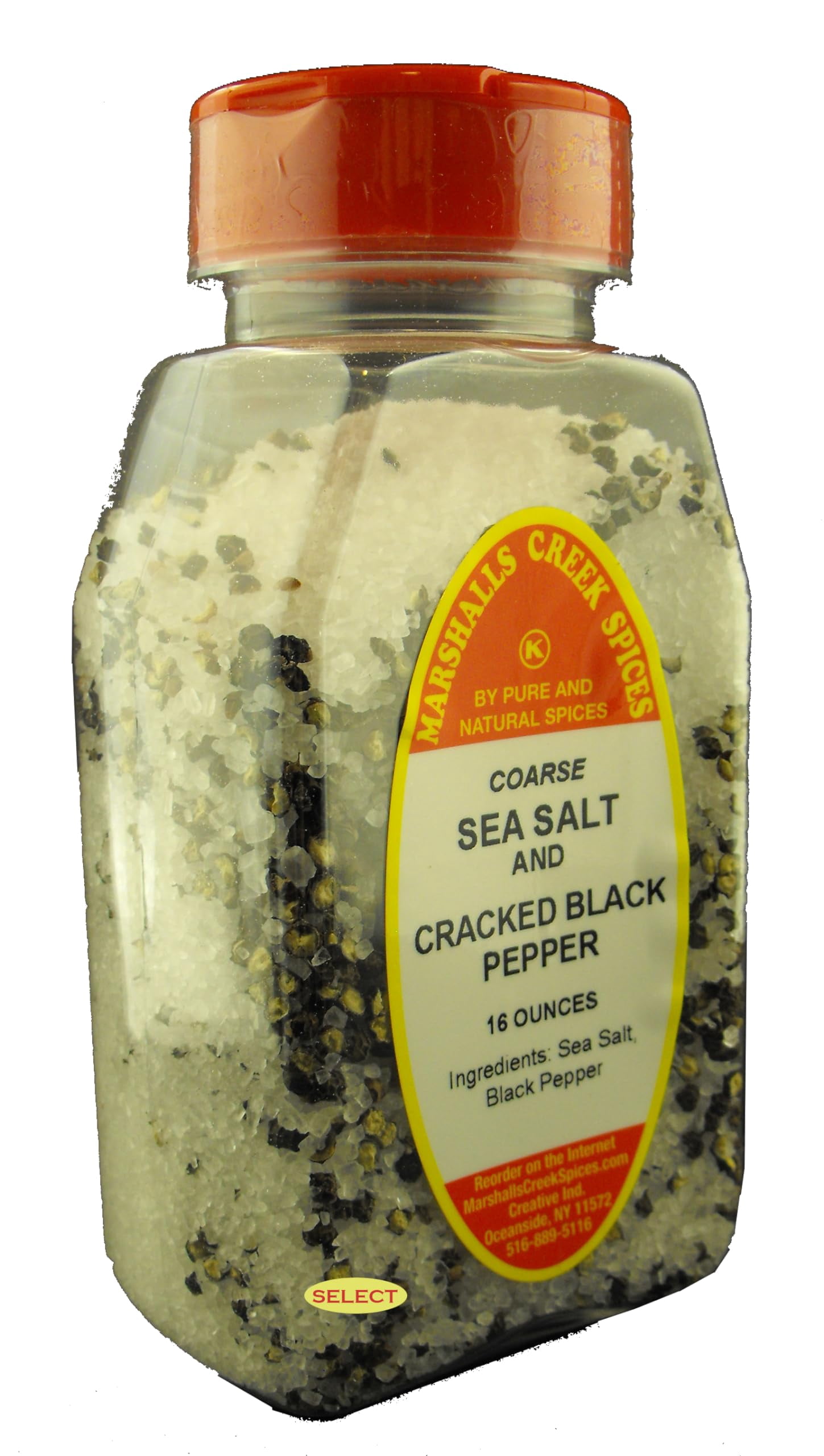 Marshalls Creek Select Spices OIF8 Sea Salt & Coarse Cracked Black ...