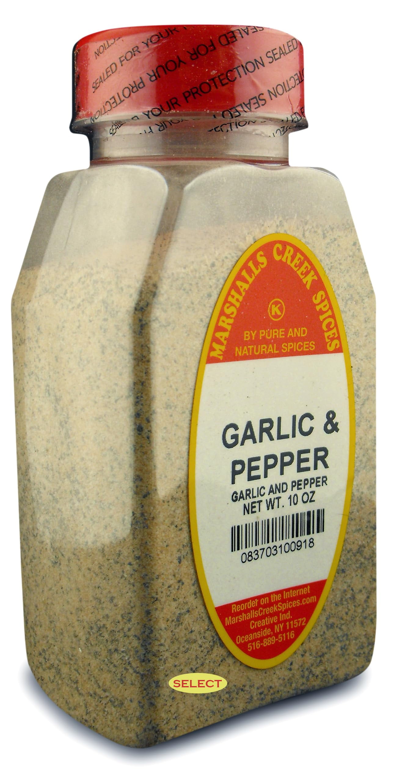 Marshalls Creek Select Spices YPF5 GARLIC AND PEPPER 10 oz. - Walmart.com