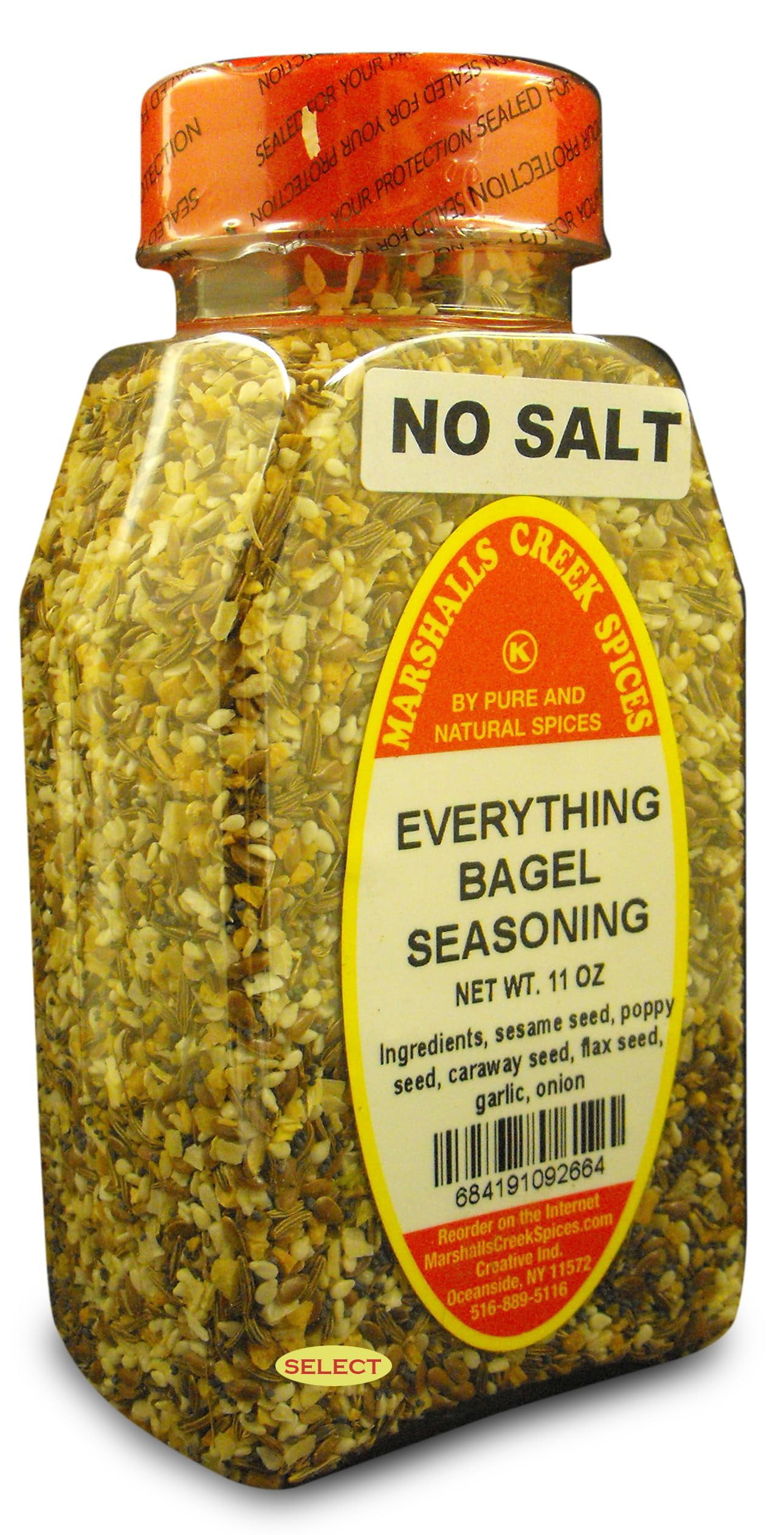 Marshalls Creek Select Spices YYF14 No Salt EVERYTHING BAGEL WITH OMEGA ...