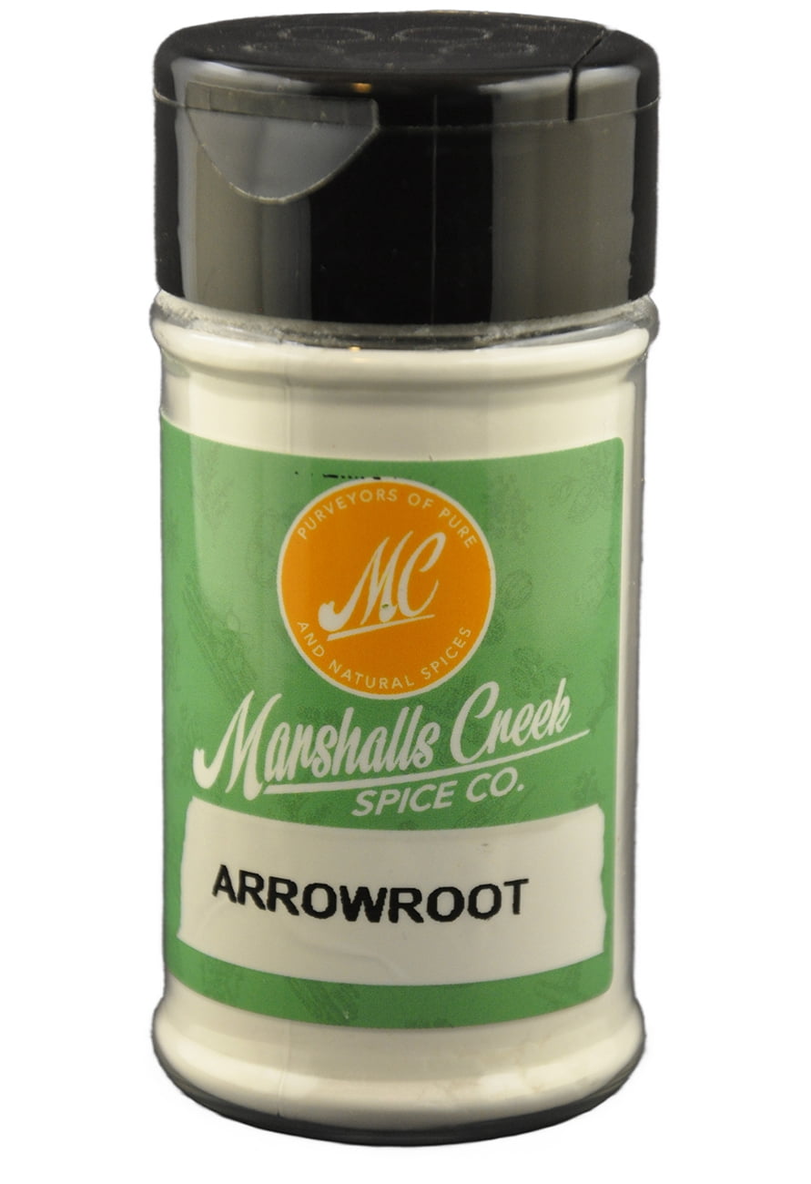 Marshalls Creek Spices Arrowroot Powder, Mini Jar, 2 Ounce, Hand Packed ...