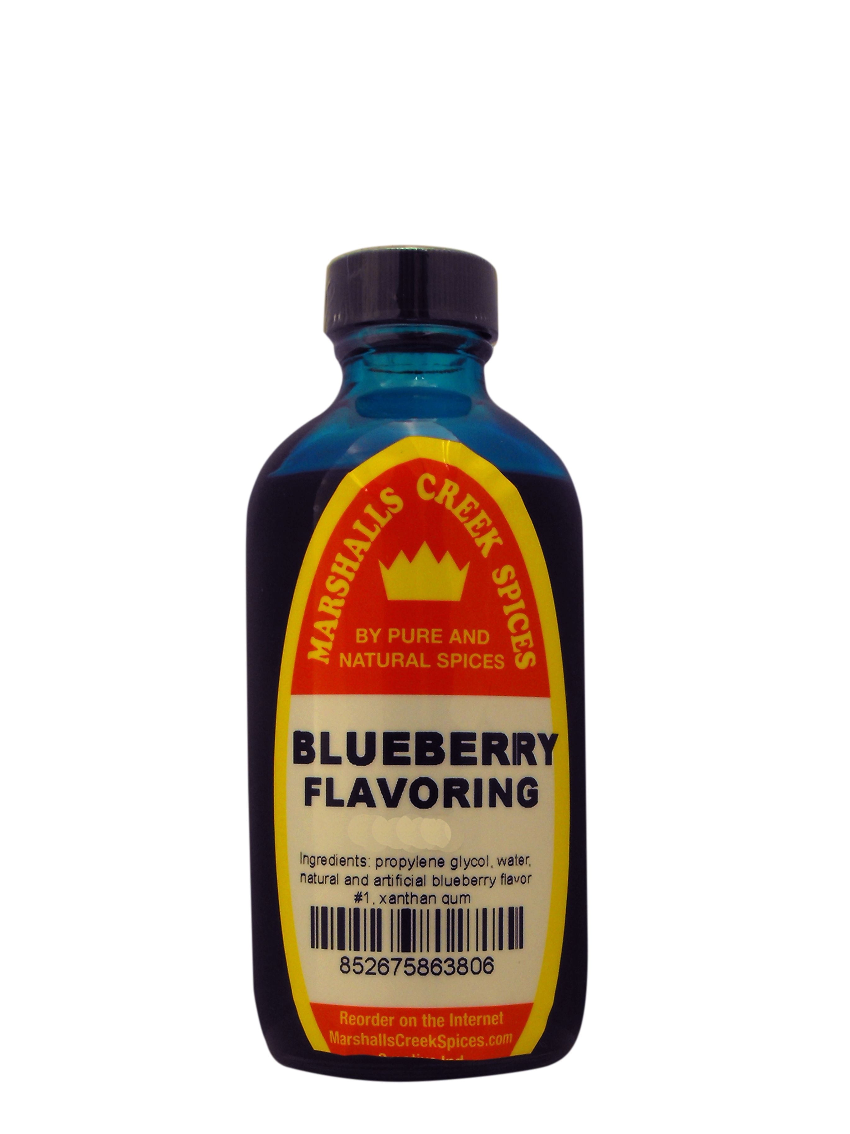 Marshalls Creek Spices Blueberry Flavoring Extract, 4 oz, Artificial ...