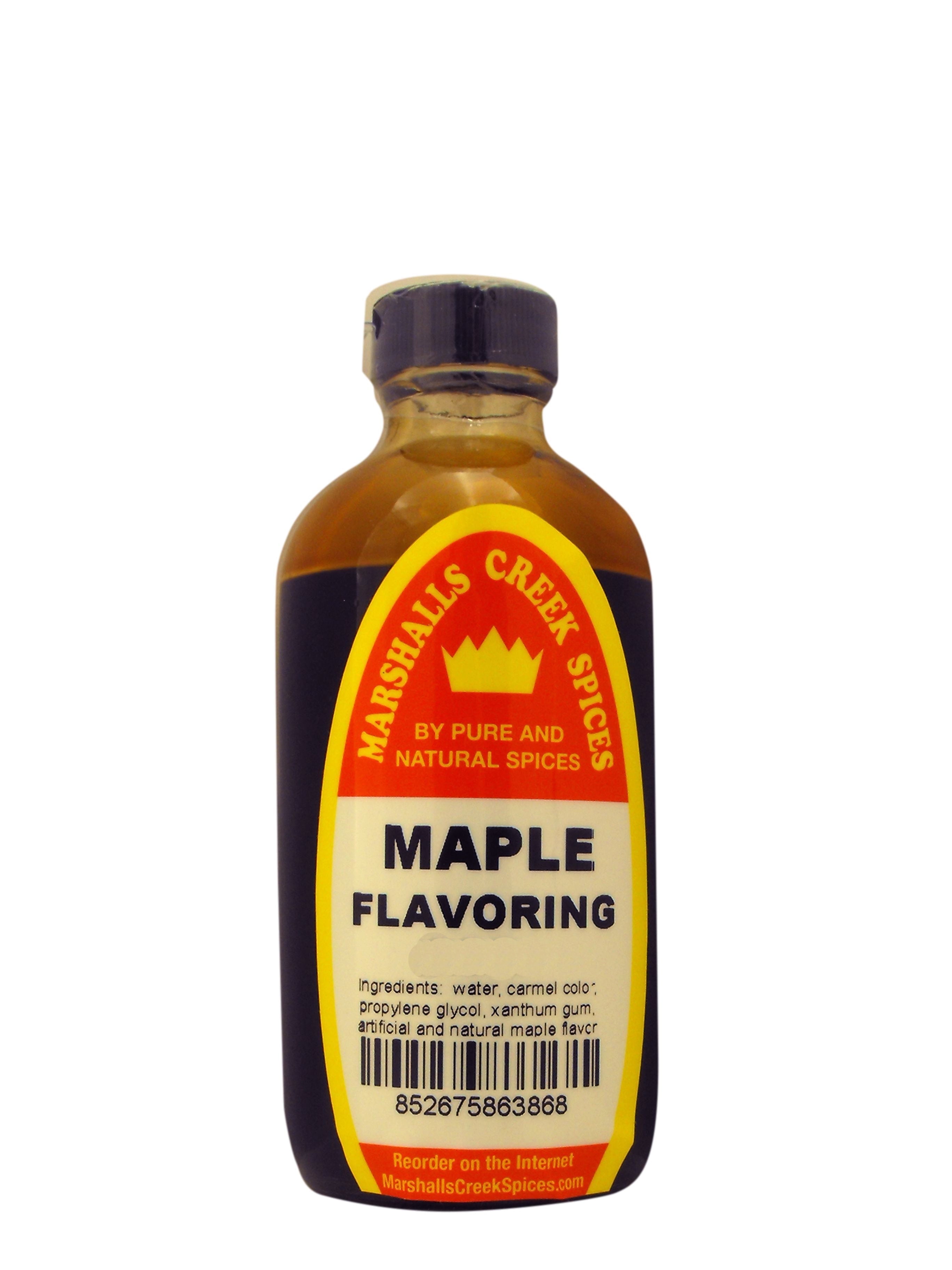Marshalls Creek Spices 4 oz Maple Flavoring - Liquid Flavorings ...