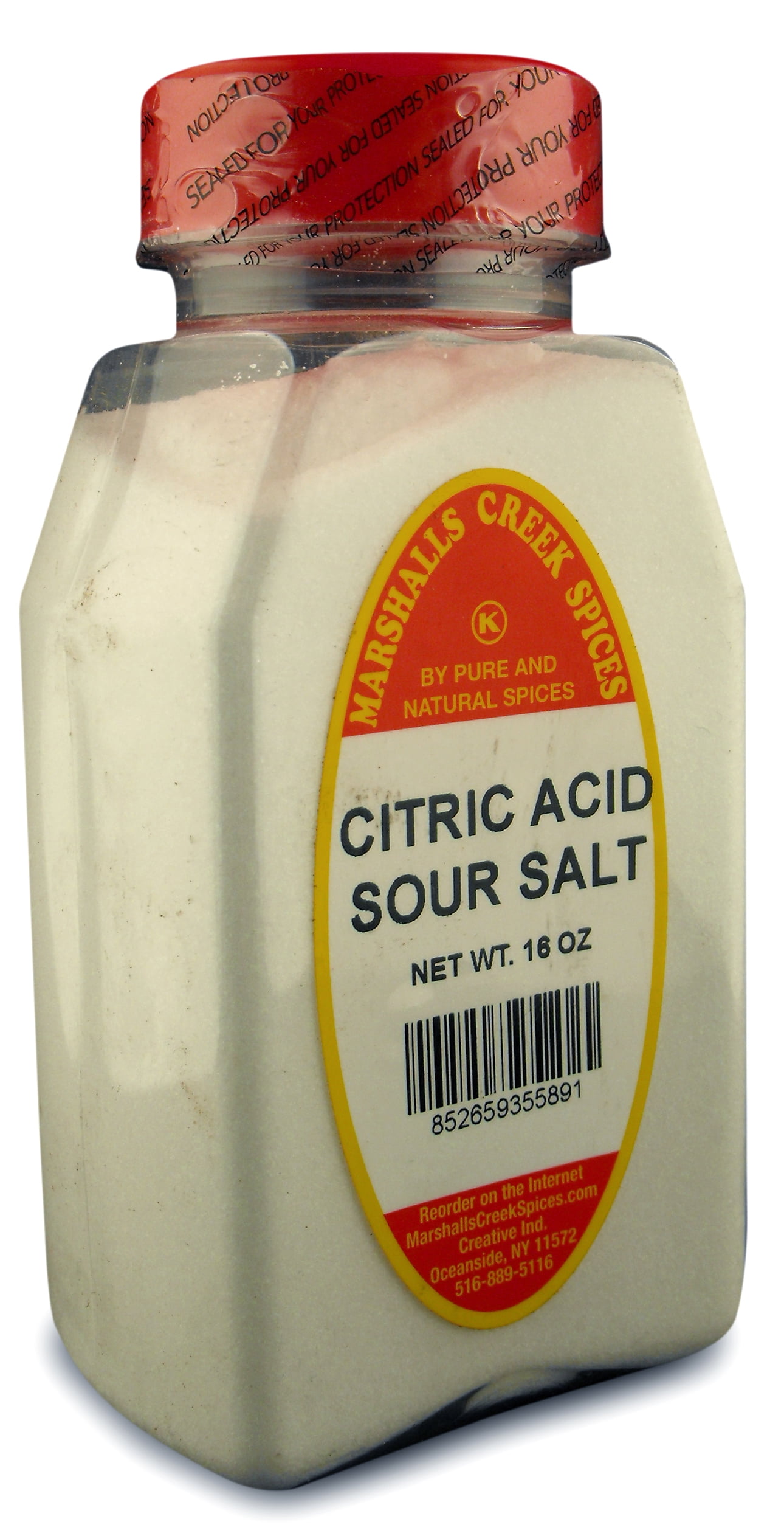 Marshalls Creek Spices SOUR SALT, CITRIC ACID 16 ounce - Walmart.com