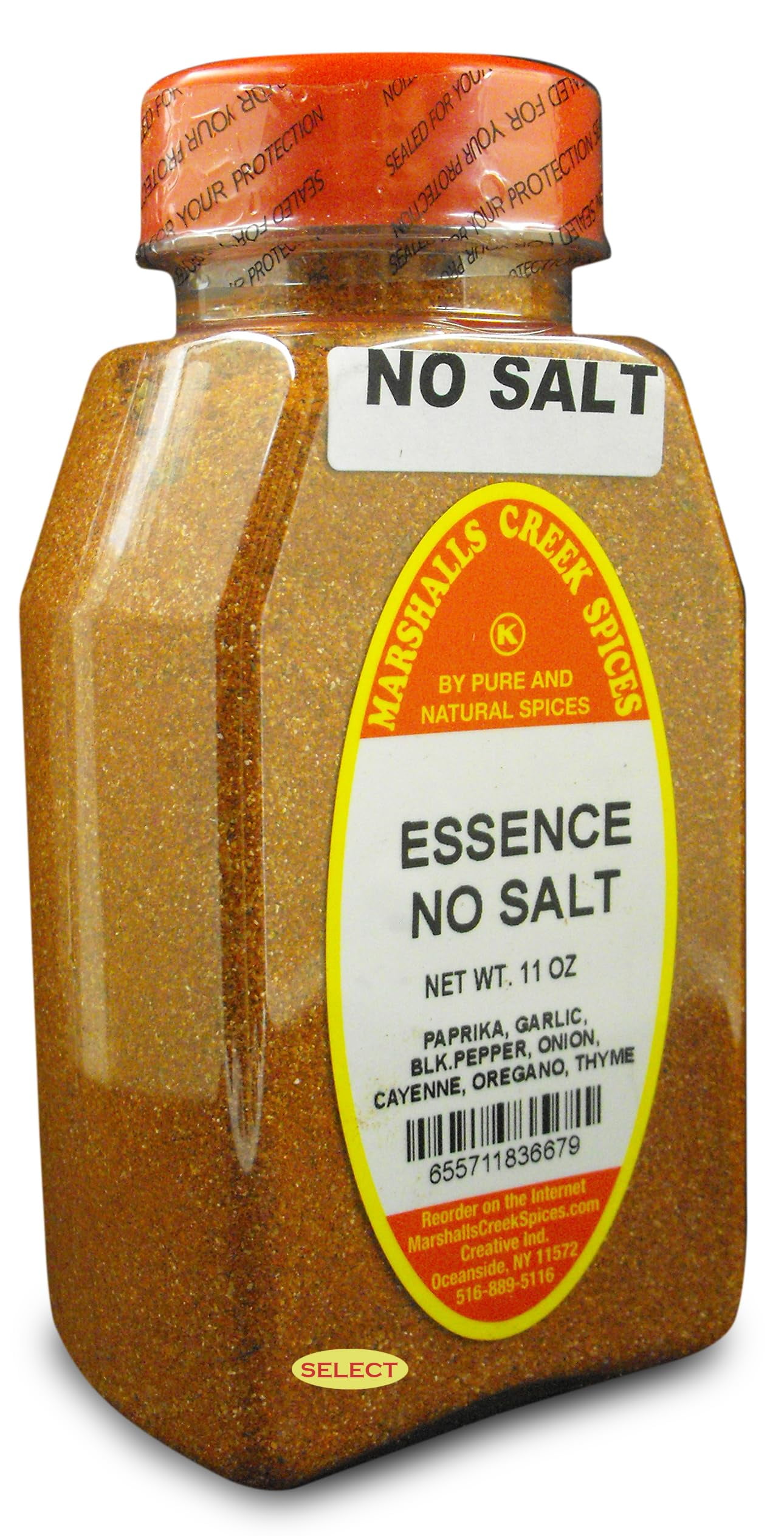 Marshalls Creek Spices, Select ESSENCE OF ****** SEASONING NO SALT ...