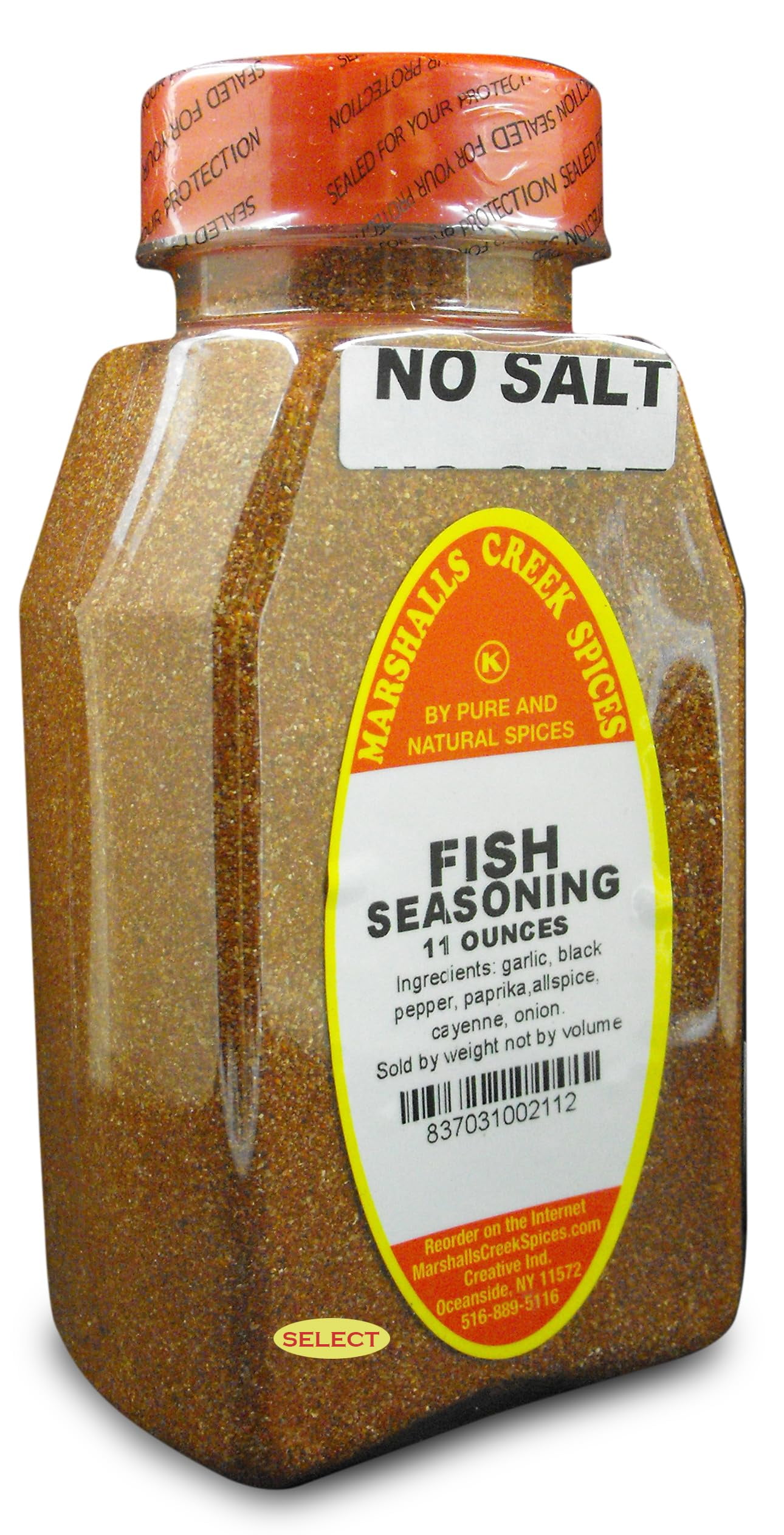 Marshalls Creek Spices, Select TSF6 FISH SEASONING NO SALT 11 ounces ...