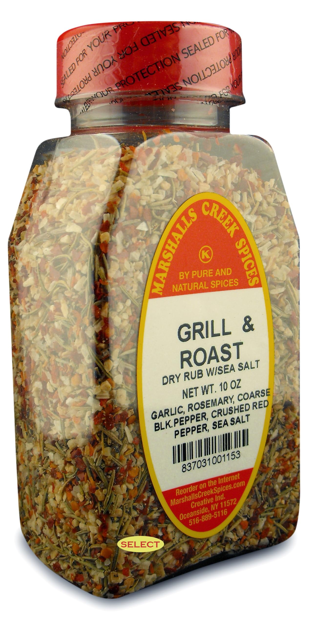Marshalls Creek Spices, Select YPF5 LOW SALT, GRILL & ROAST DRY RUB ...