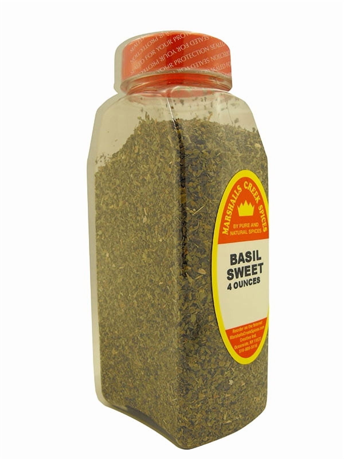 Marshalls Creek Spices Fresh Sweet Basil, 4 Ounce Jar - Walmart.com