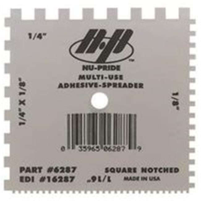 Marshalltown Notched Spreader 4 x 4 in. Plastic Handle - Walmart.com