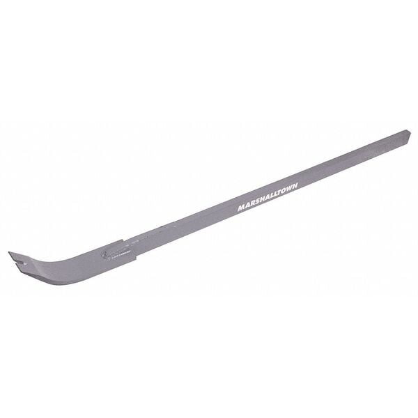 Marshalltown Steel Pry Bar, 56 In. L, 3-3/4 In. W, Removal Tool for ...