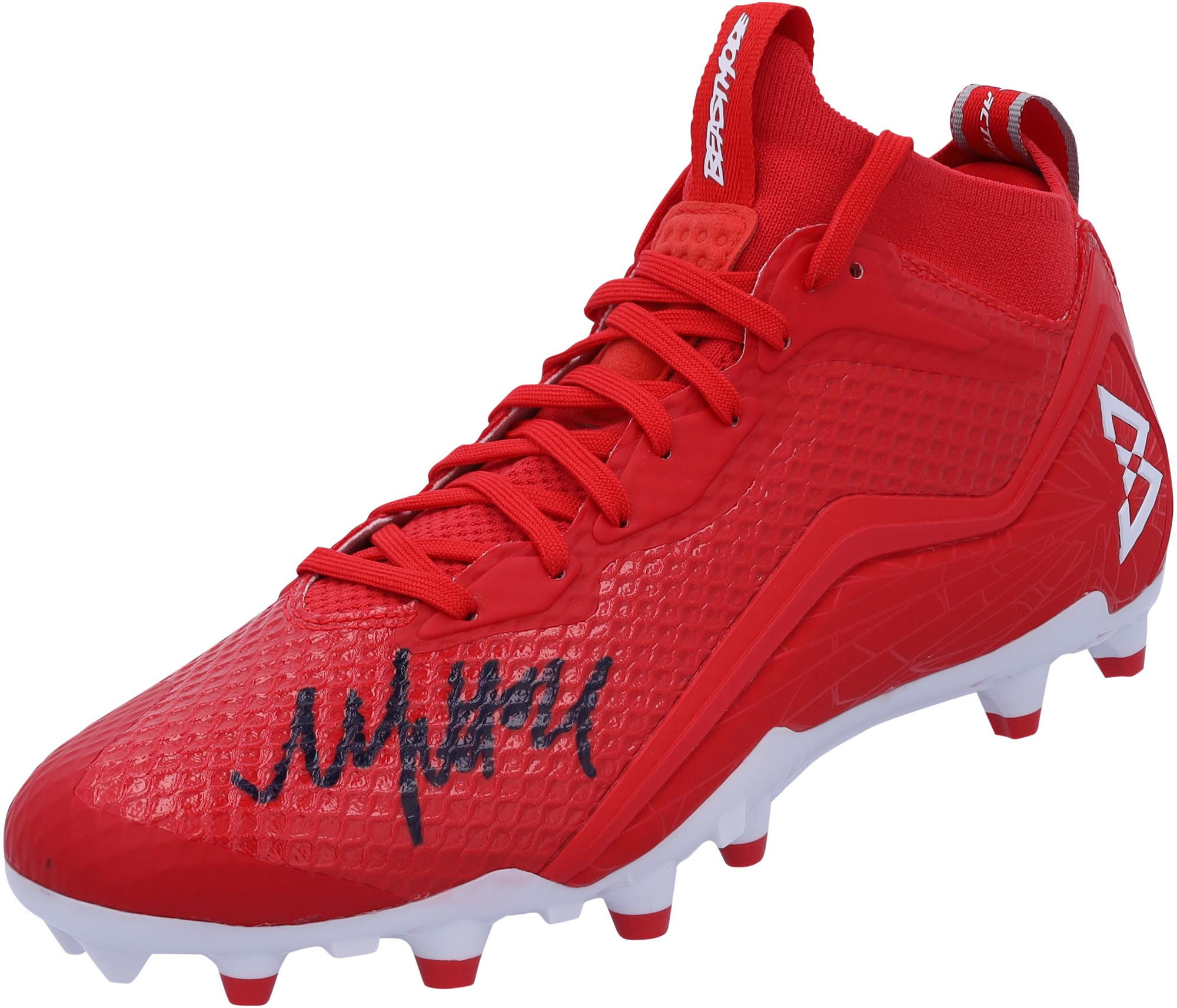Marshawn Lynch Seattle Seahawks Autographed Red Beast Mode B.T.A Elite ...