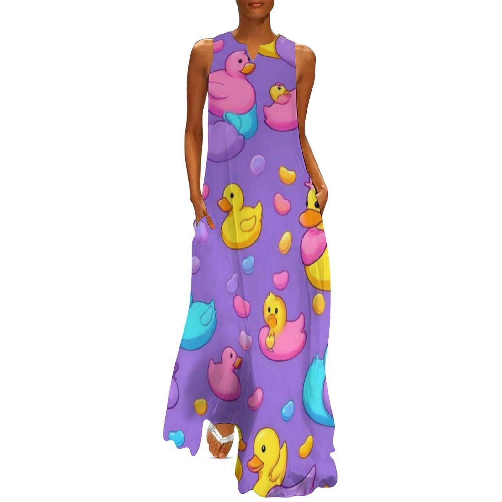 Marshmallow Chick And Rainbow Jelly Beans on Purple Background Long ...