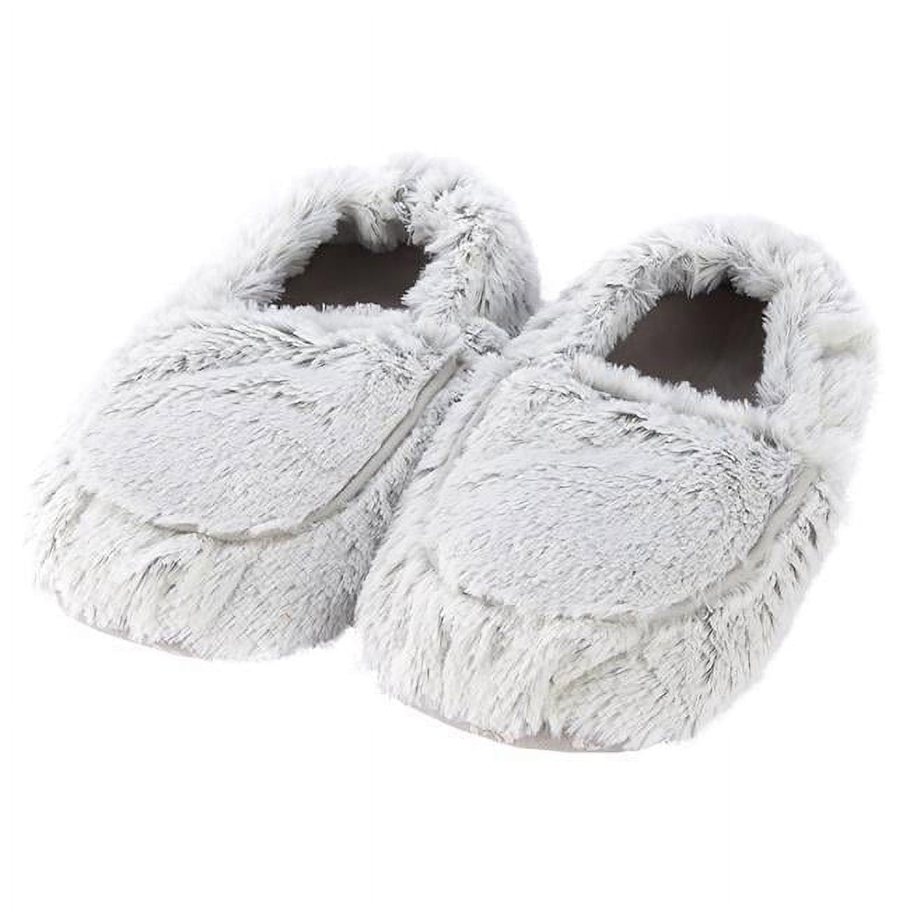 Marshmallow Microwavable Slipper, Gray - Size 6-10 US - Walmart.com