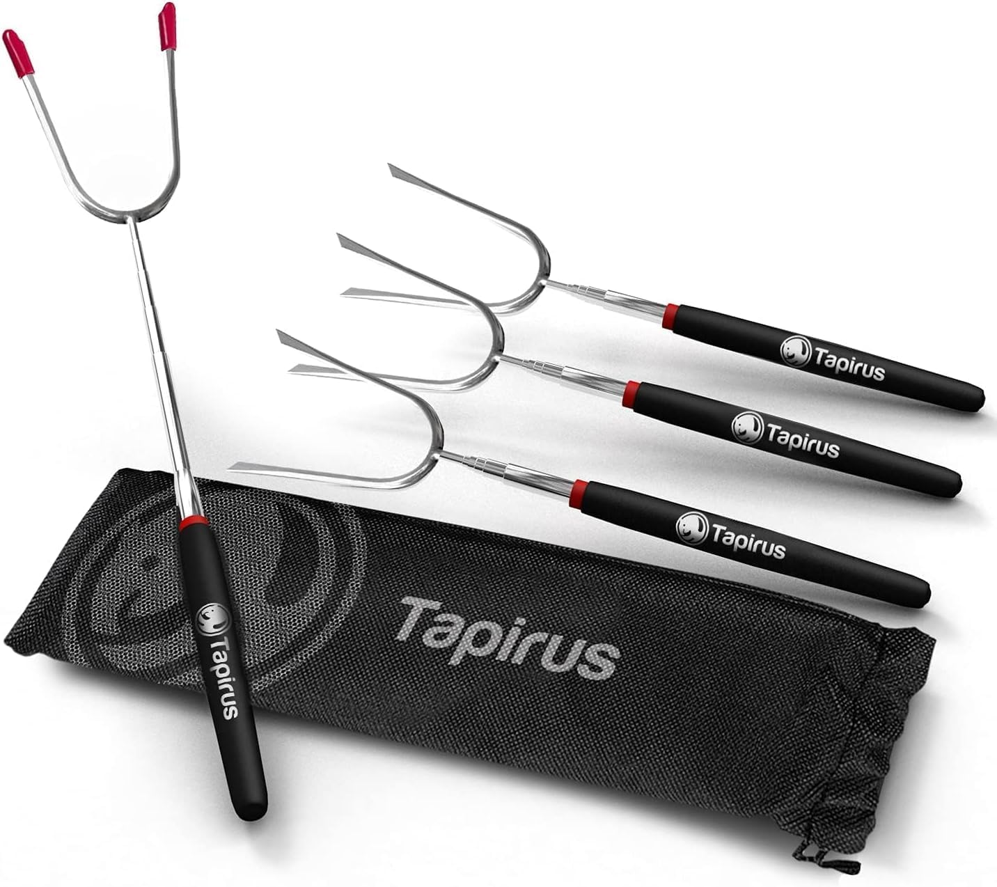Marshmallow Roasting Sticks | Set of 4 Extra Long Retractable Campfire ...