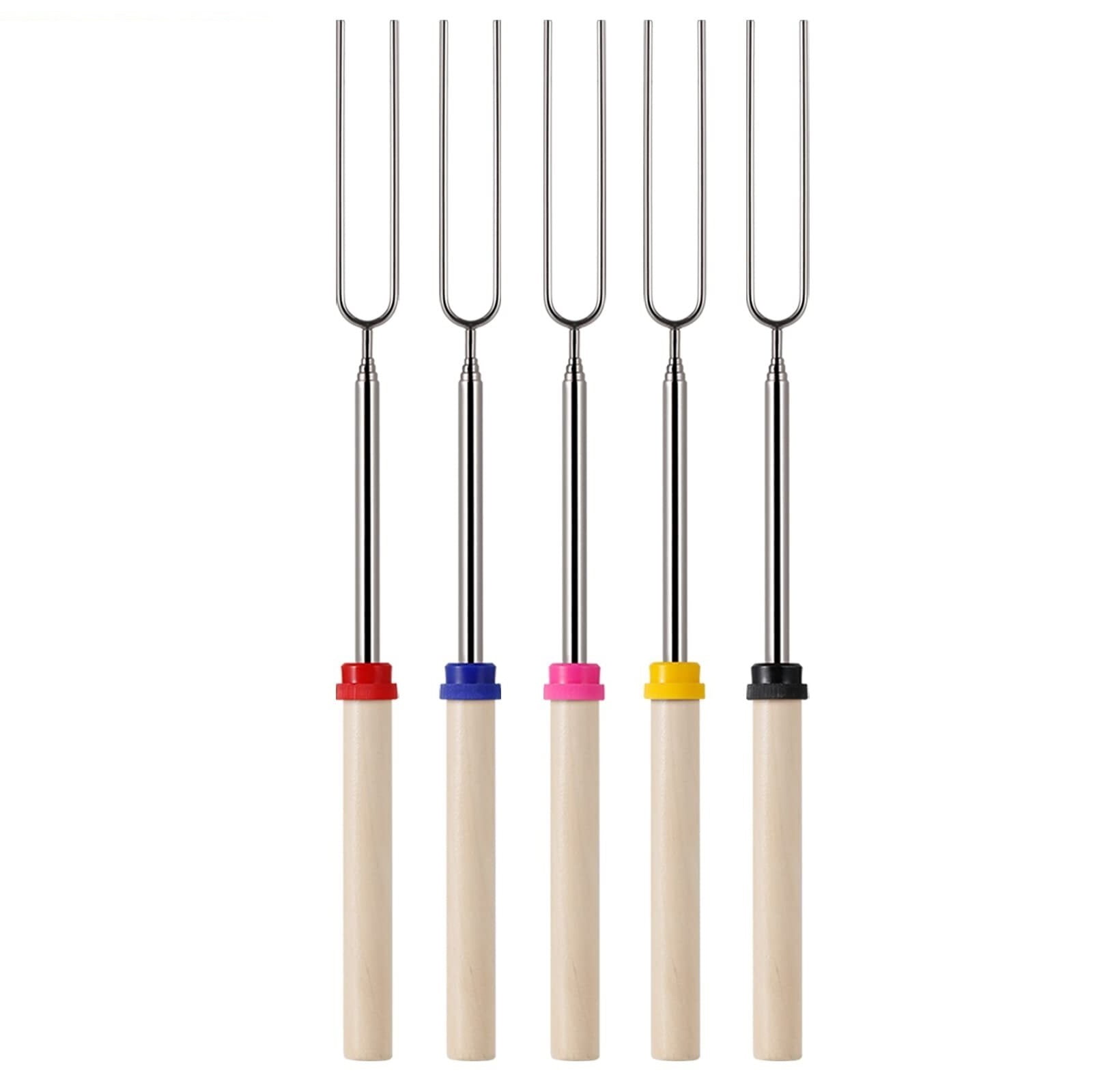 Marshmallow Roasting Sticks, Telescoping Sticks for Open Fire Pit, 32 ...