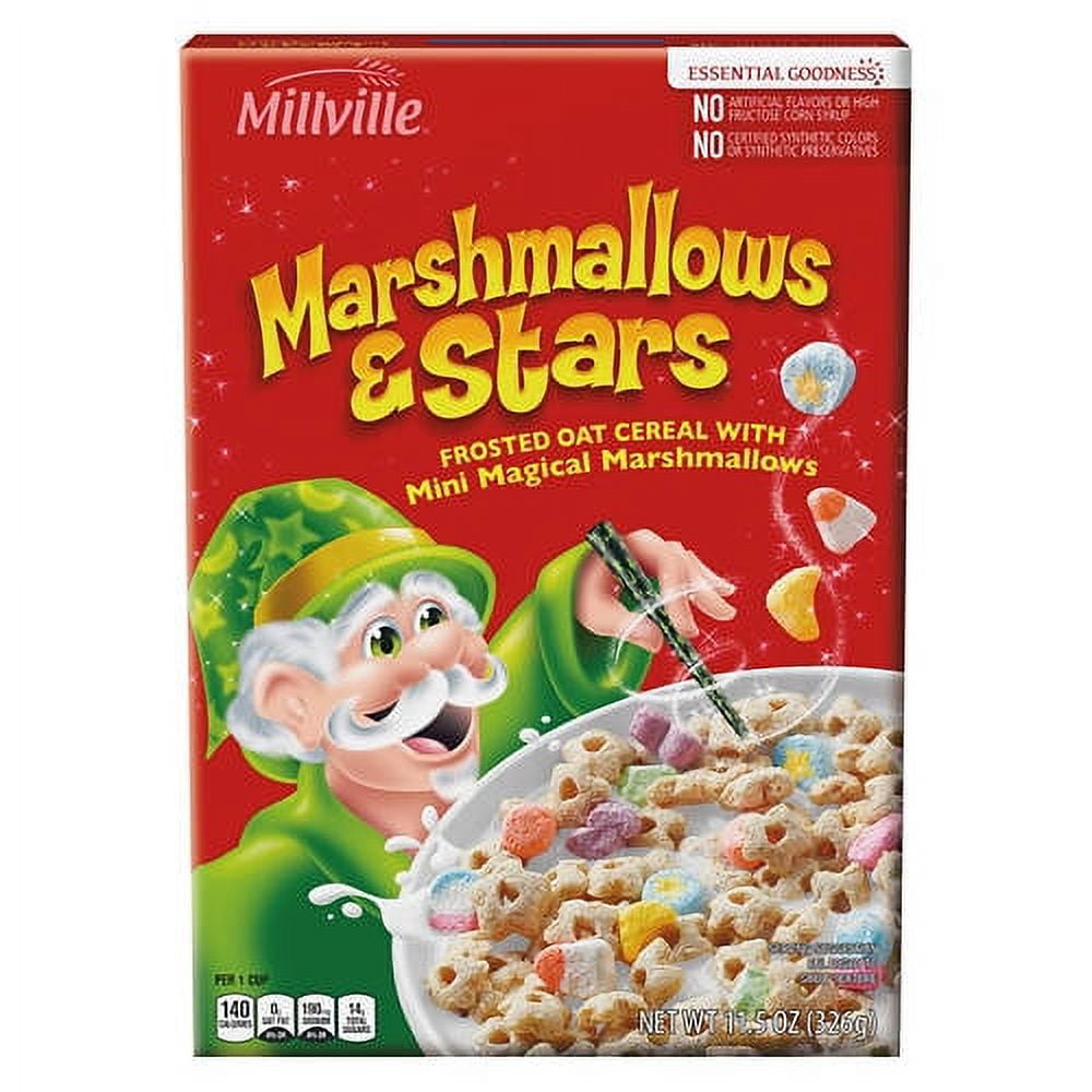 Millville Marshmallow and Stars Oats Cereal, 11.5 oz - Pack of 2 ...