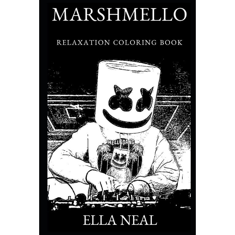 marshmello coloring pages