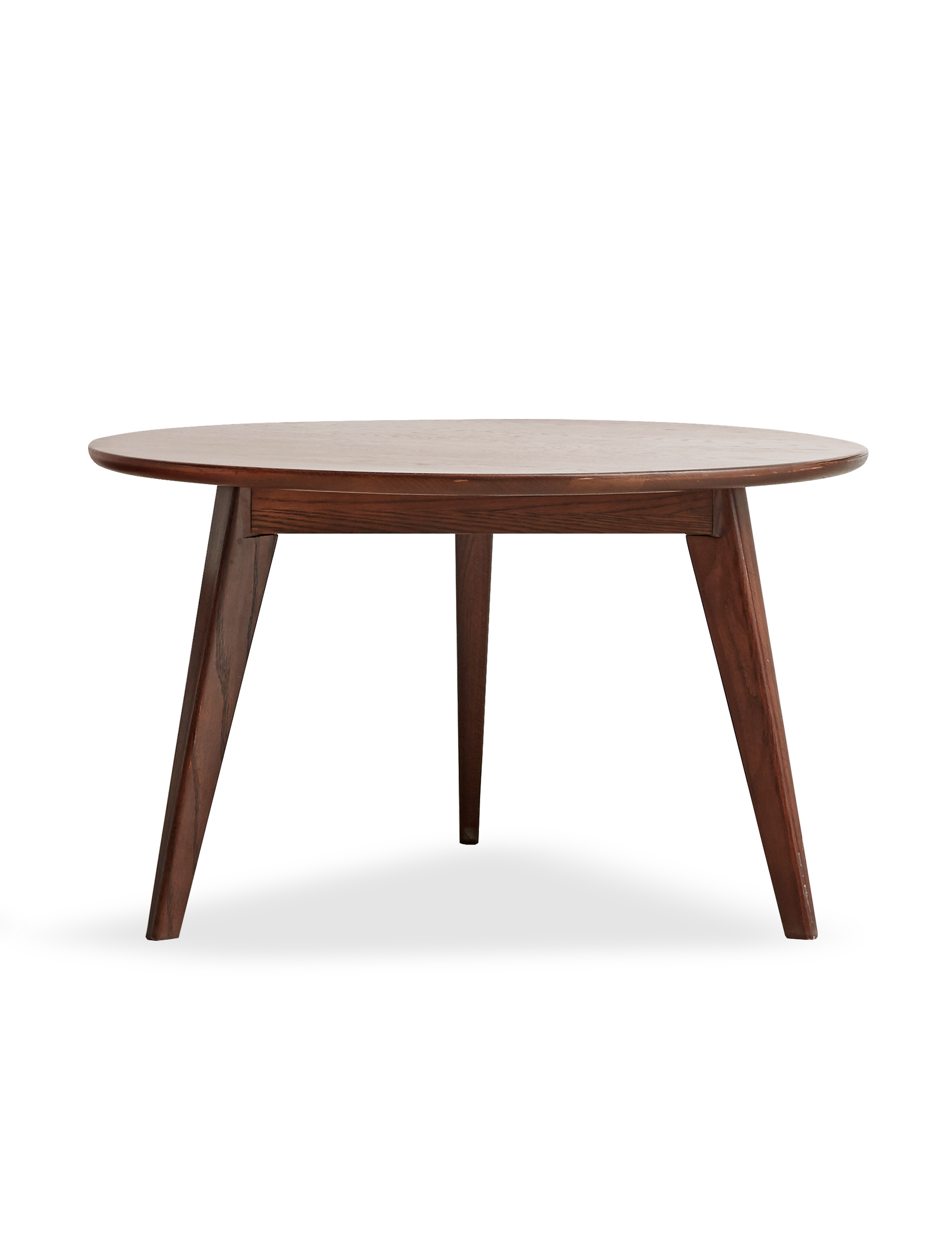 Marsrizon Home Round Coffee Table - 100% Solid Oak Wood Small Coffee ...
