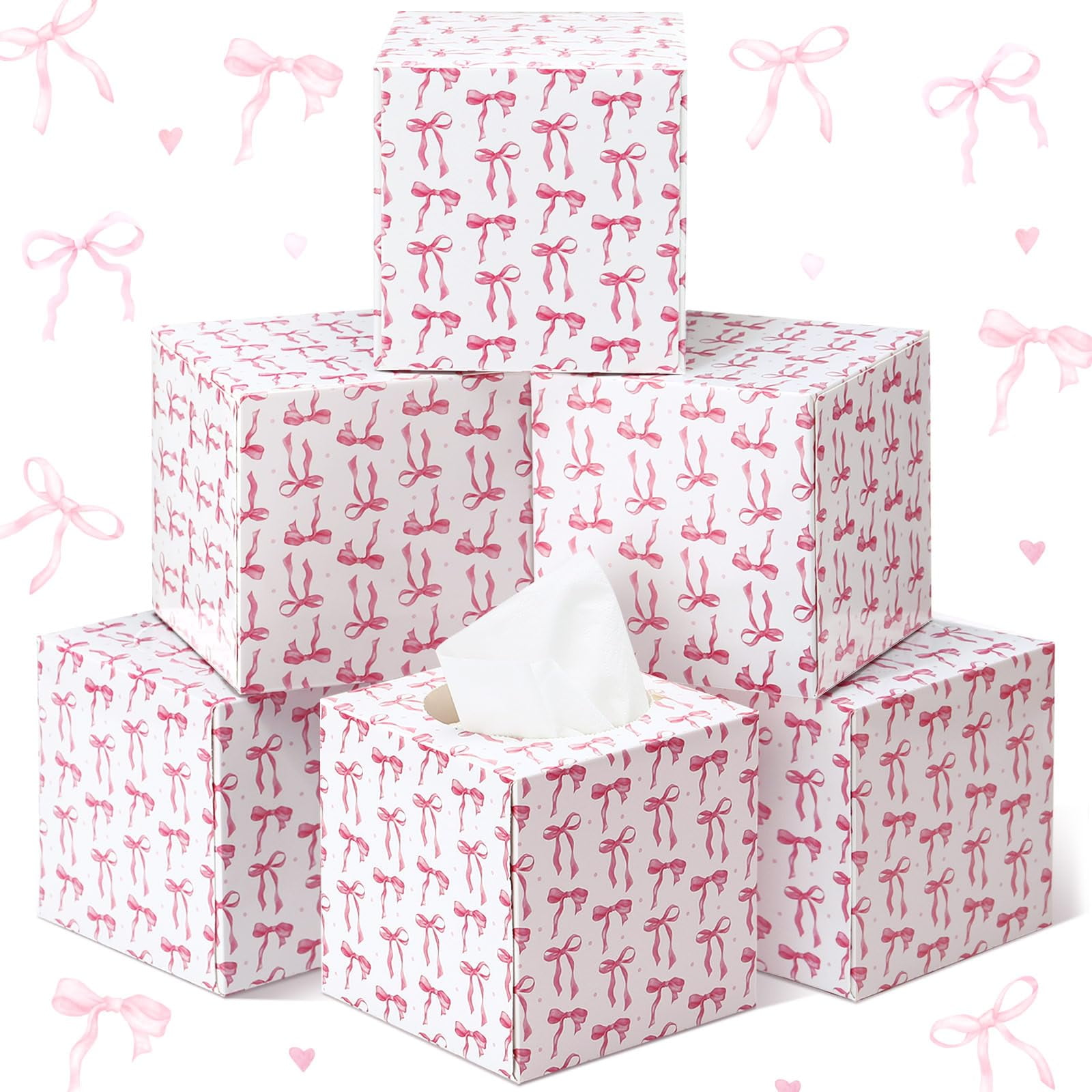Marsui 4.7 Inch Large Tissue Cube AIS1 Boxes 2 7.18 * 8.7 Inch Facial ...